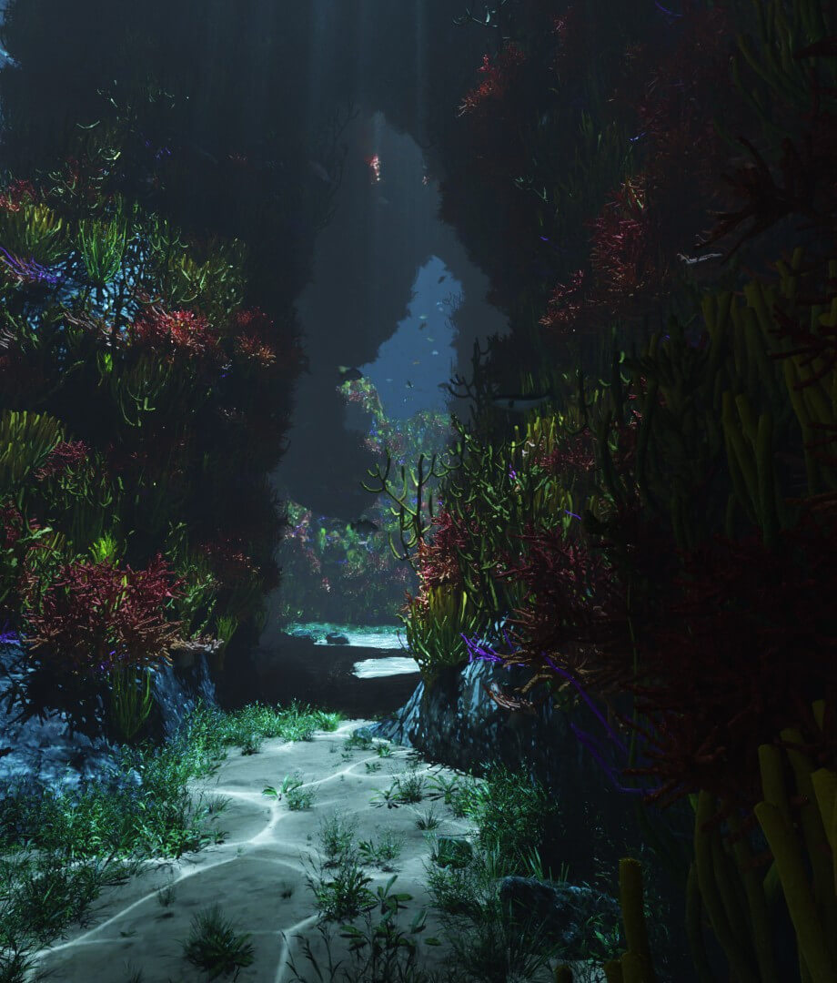 Underwater Reefs - 3D Model by raffyraffy