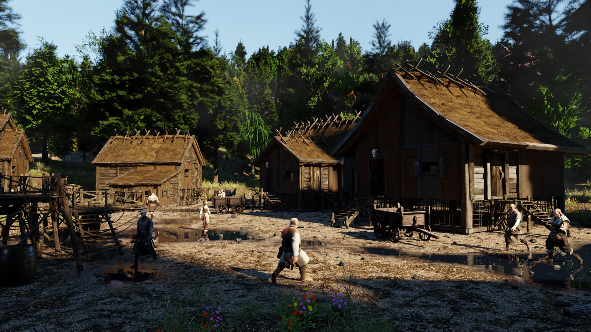 Viking Village - 3D Model by raffyraffy