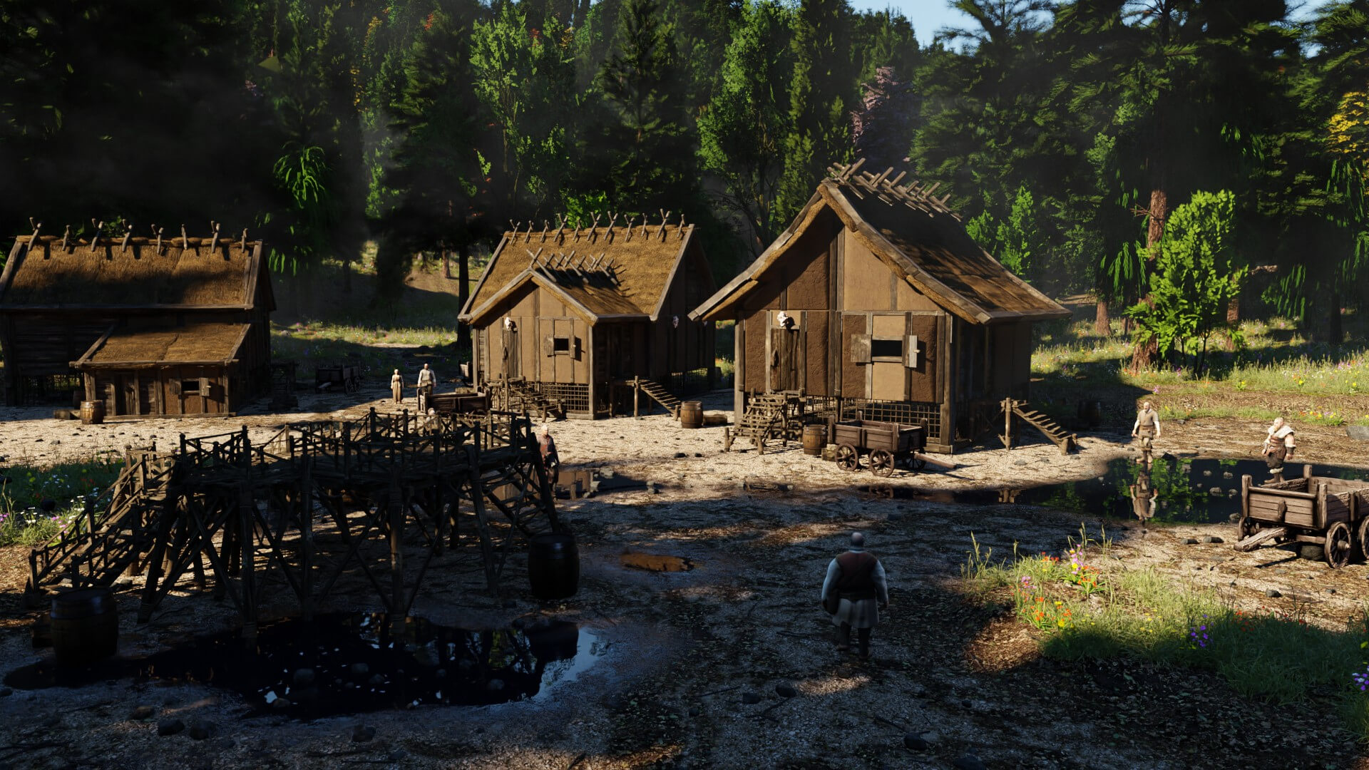 Viking Village - 3D Model by raffyraffy