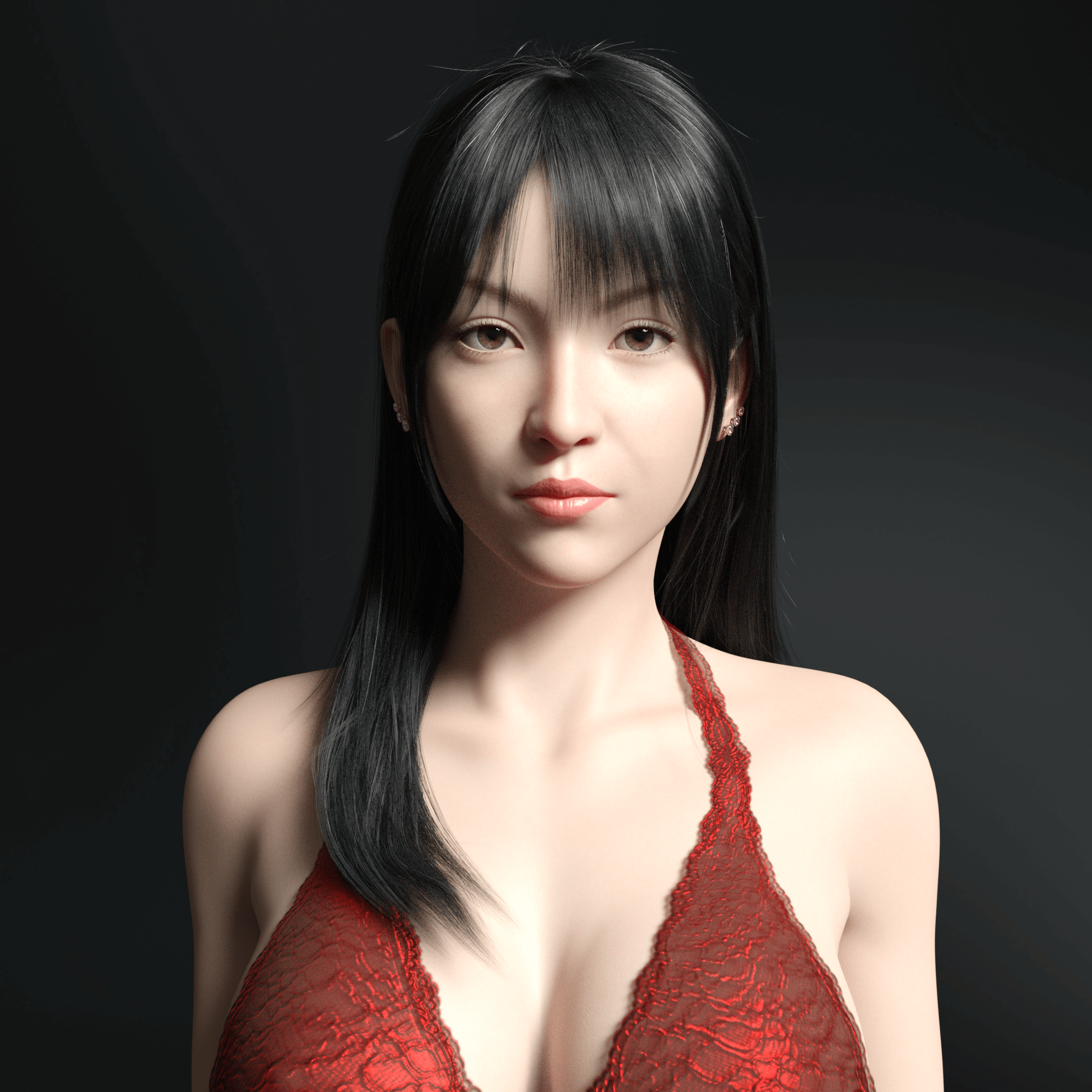 Nayla 3D Render, Digital Art by Raizel3D