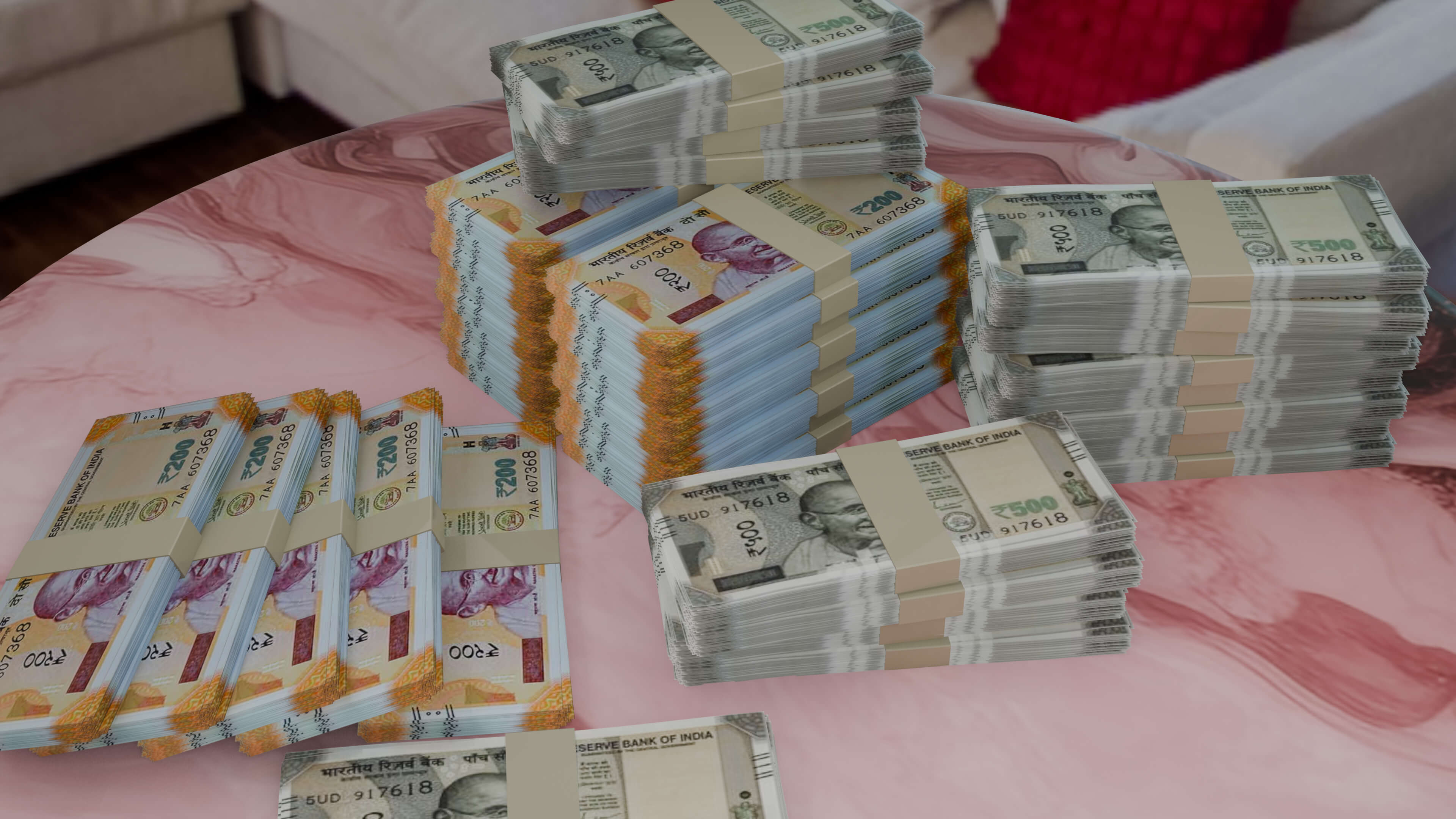 Authentic Indian Currency Note Realistic Textures Design - 3D Model by ...