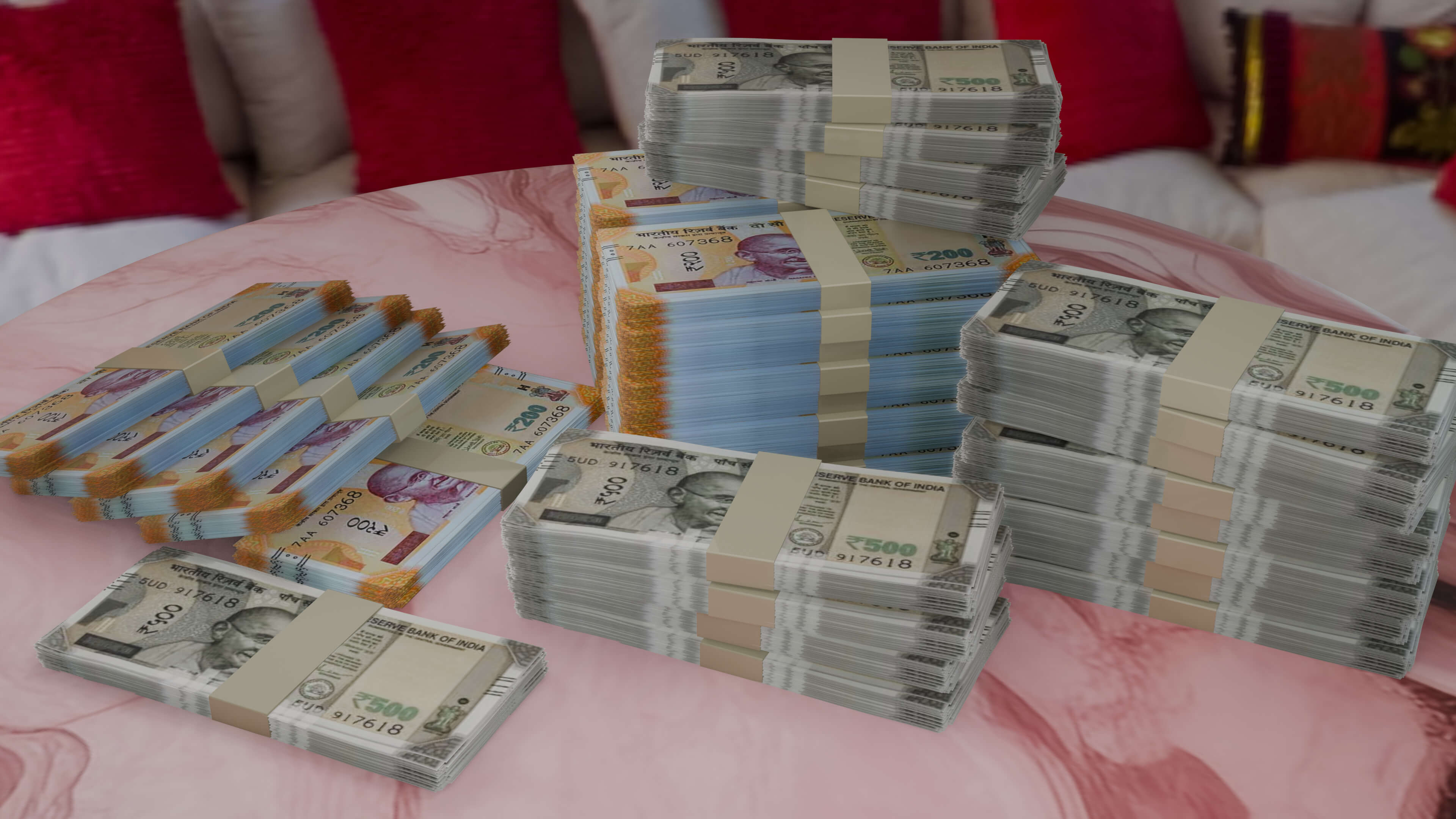 Authentic Indian Currency Note Realistic Textures Design - 3D Model by ...