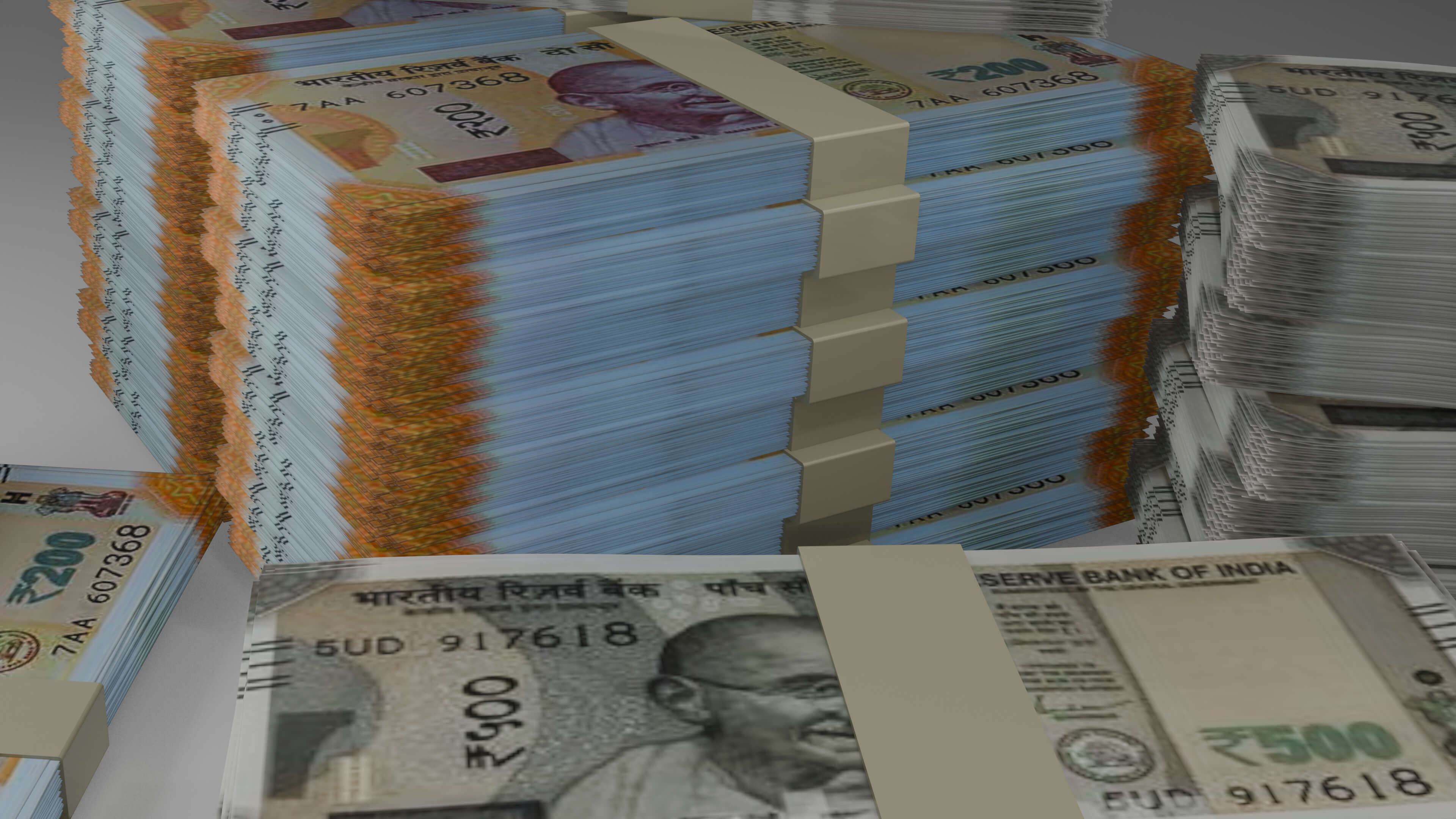 Authentic Indian Currency Note Realistic Textures Design - 3D Model by ...