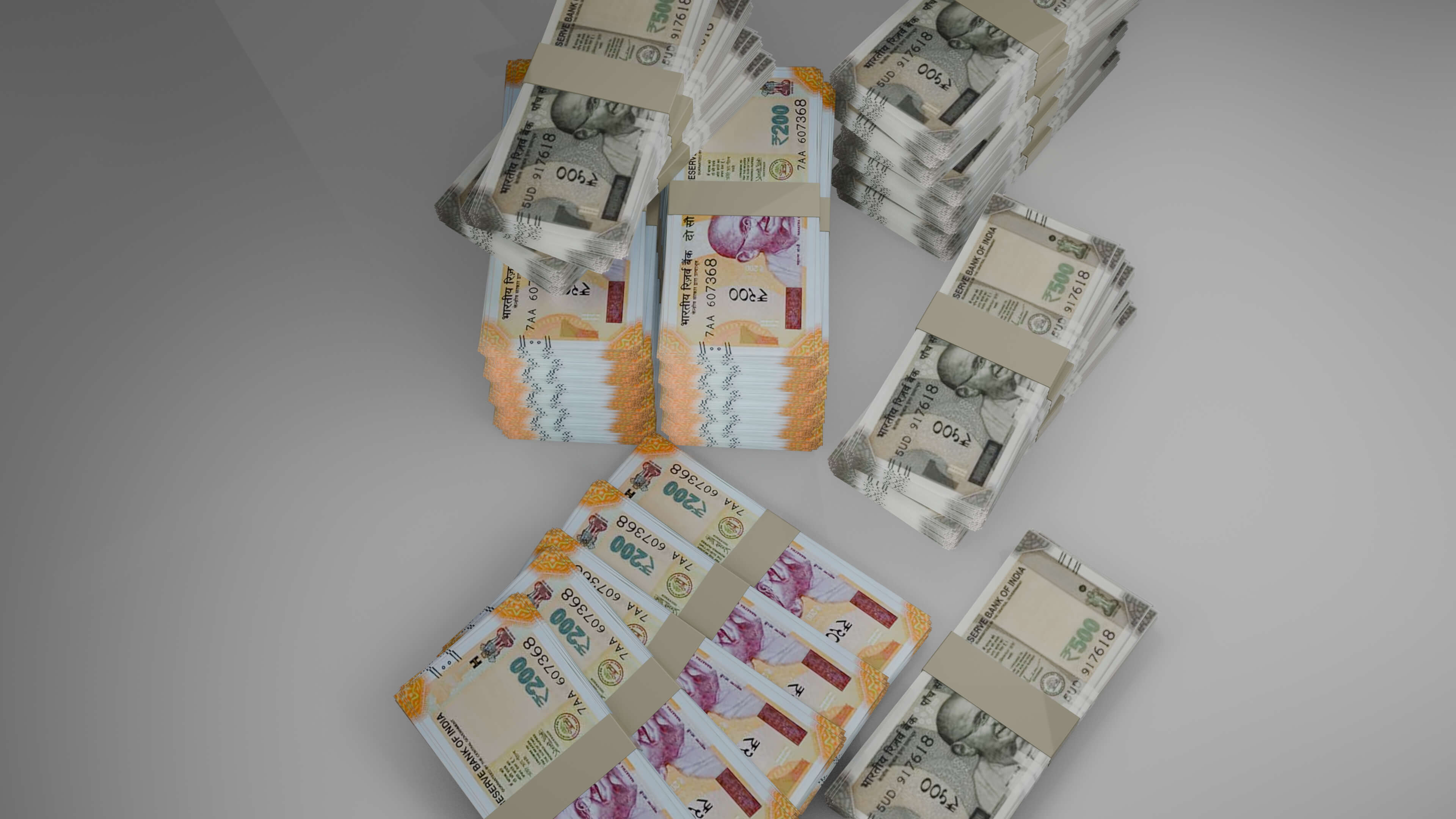 Authentic Indian Currency Note Realistic Textures Design - 3D Model by ...