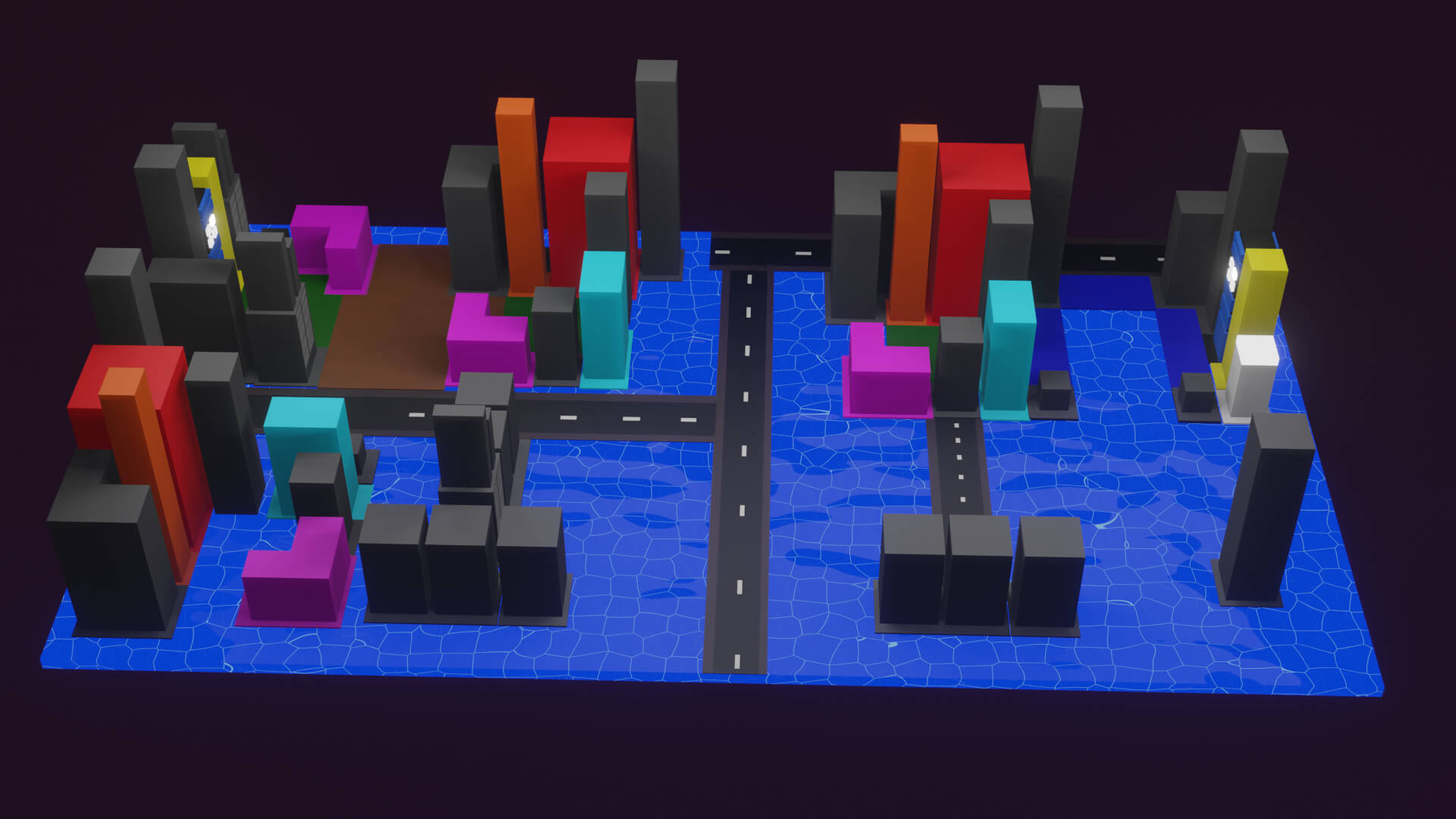 Skyscraper Building Assets - 3D Model by Rajesh Sharma