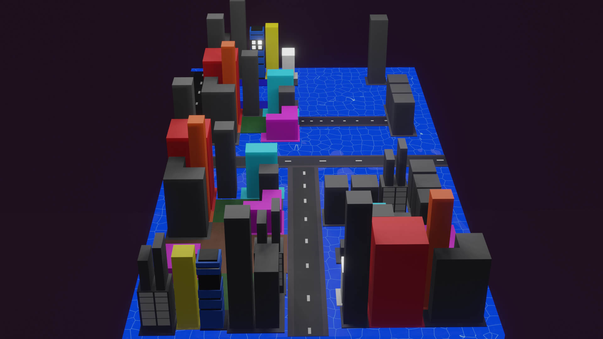 Skyscraper Building Assets - 3D Model by Rajesh Sharma