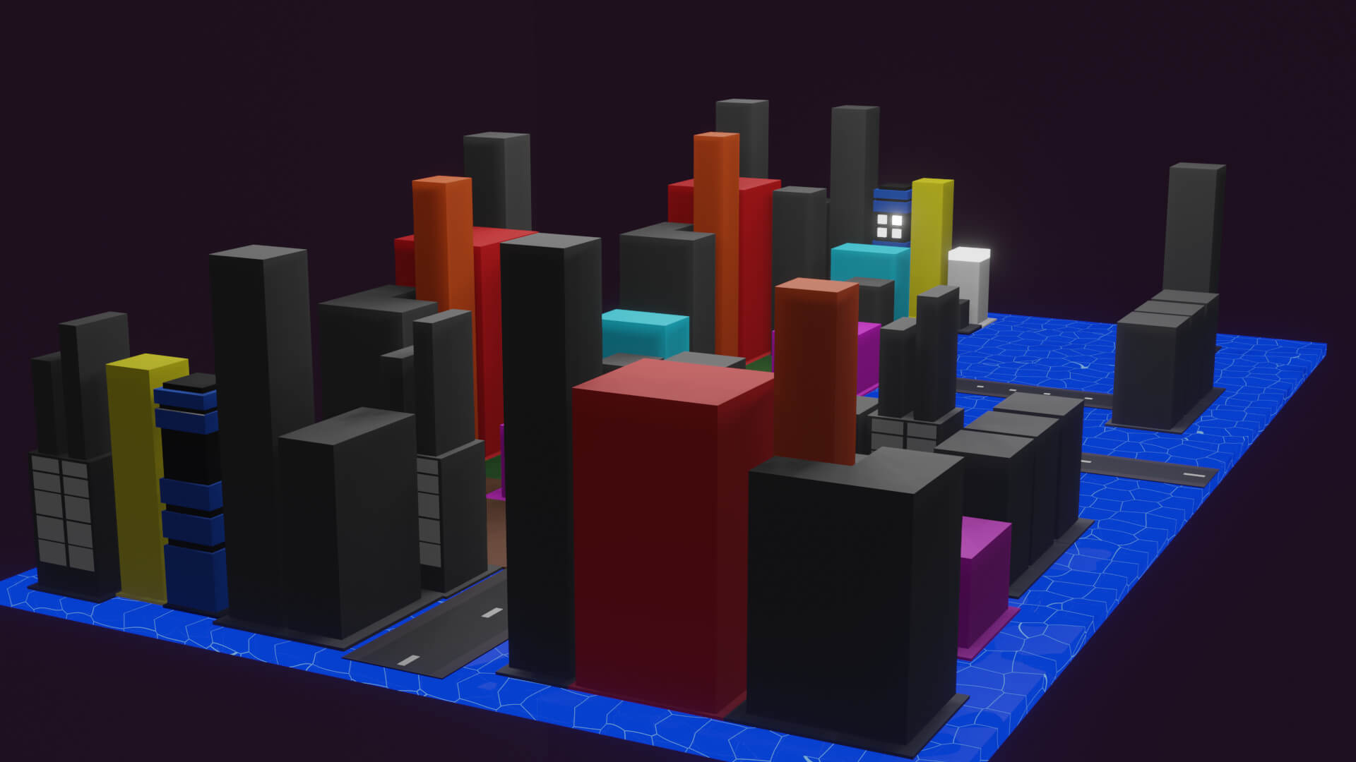 Skyscraper Building Assets - 3D Model by Rajesh Sharma