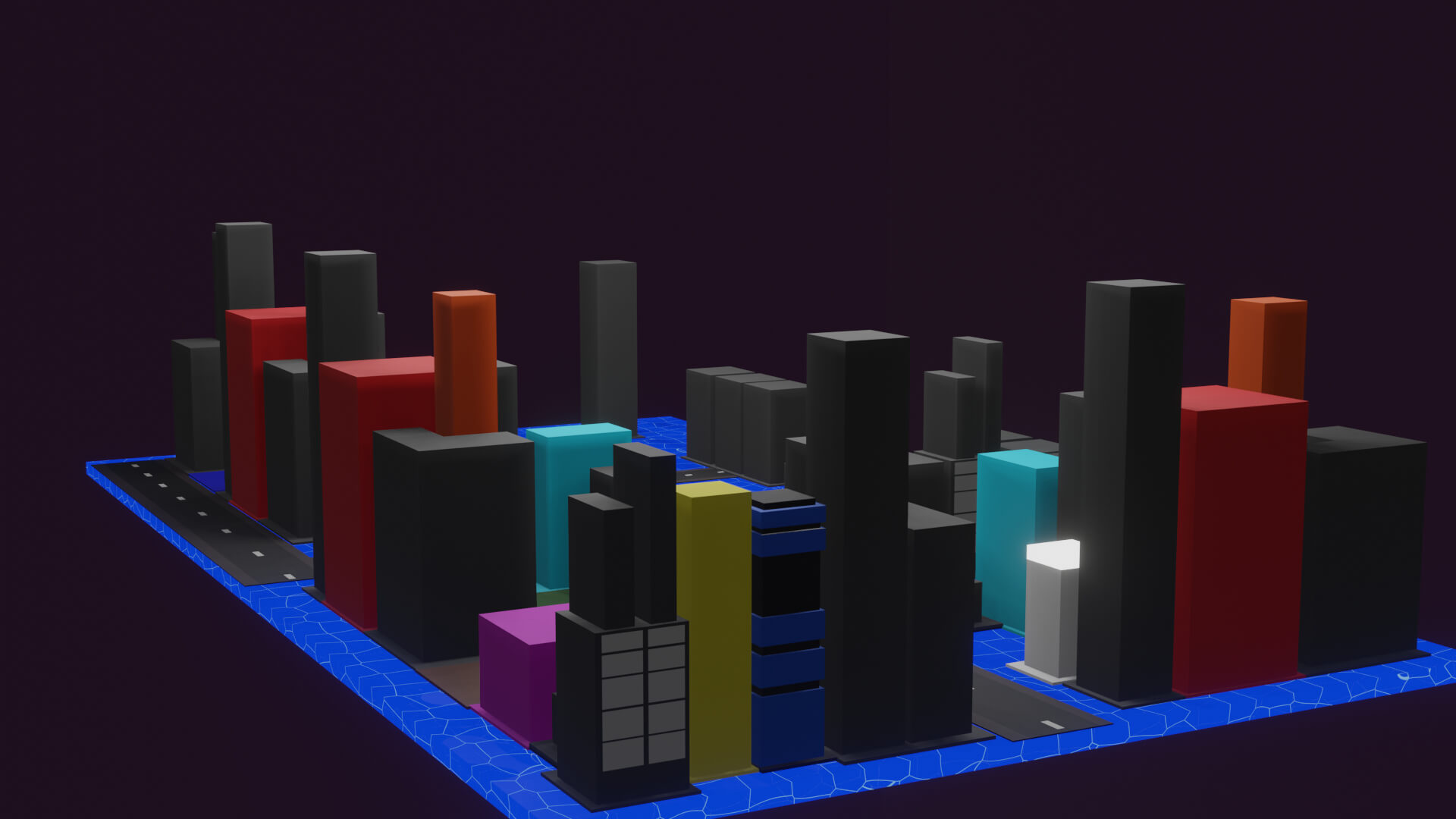 Skyscraper Building Assets - 3D Model by Rajesh Sharma