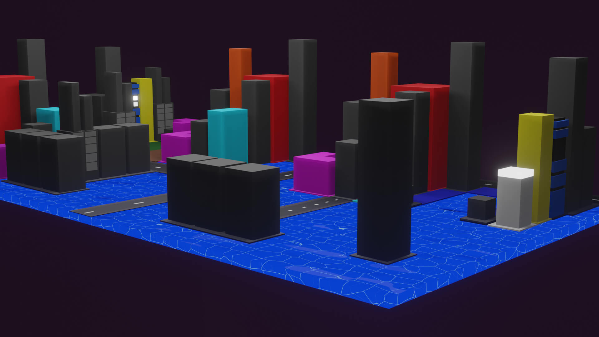 Skyscraper Building Assets - 3D Model by Rajesh Sharma