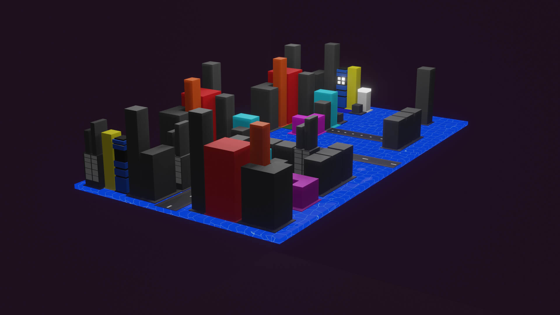 Skyscraper Building Assets - 3D Model by Rajesh Sharma