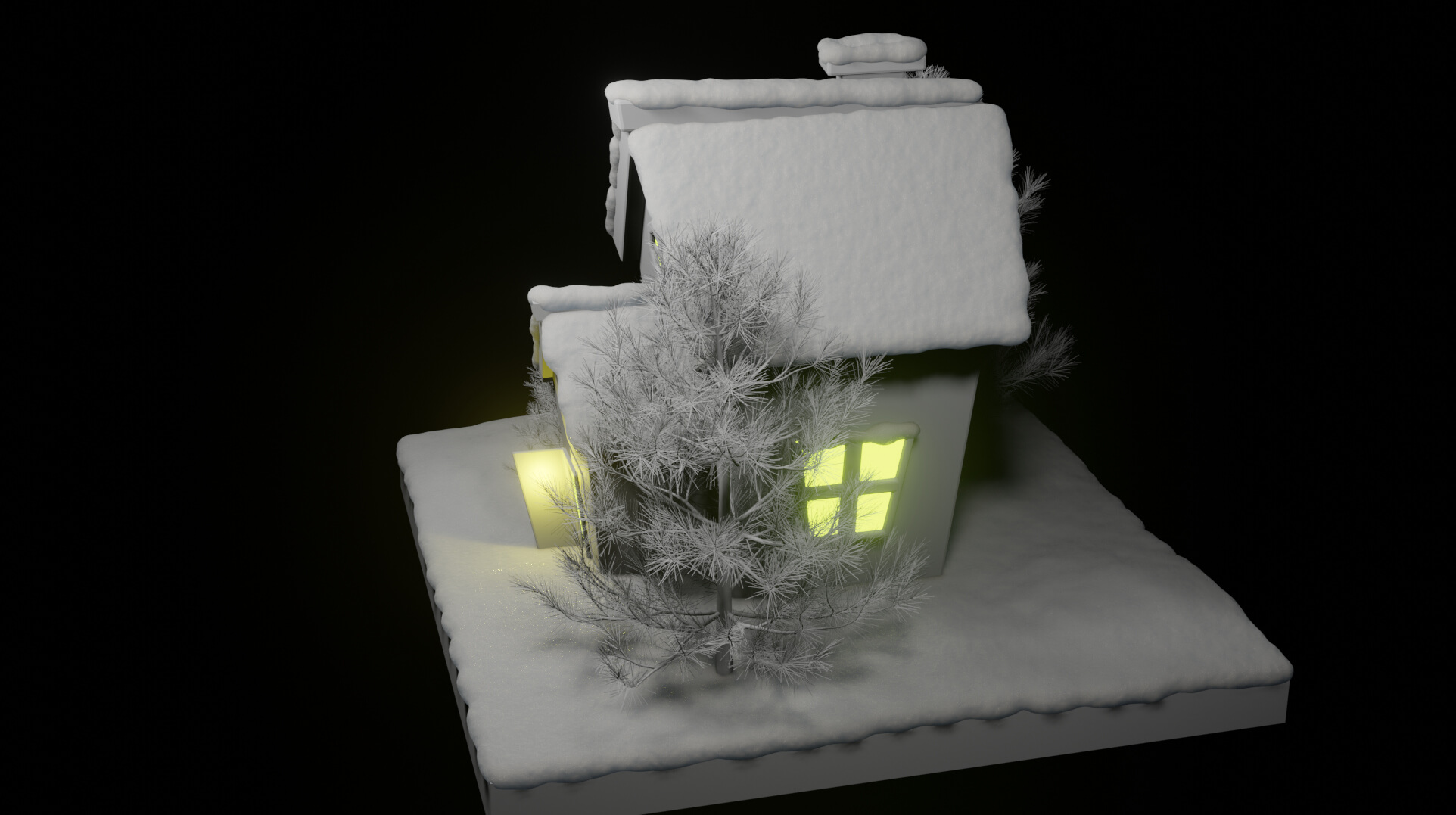 Snow House 3D Model by Rajesh Sharma
