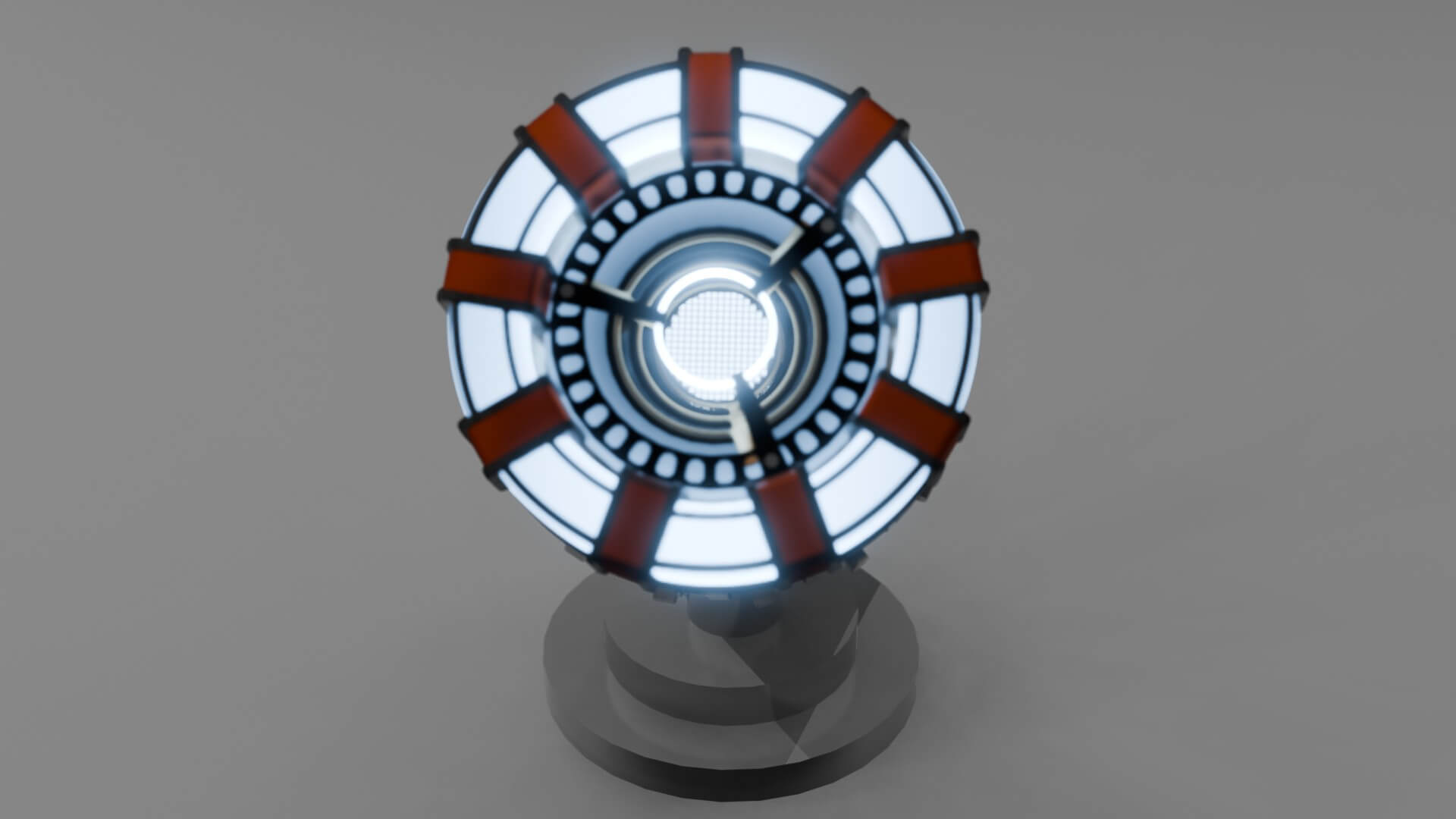 Tony Stark Heart Iron Man Arc Reactor - 3D Model by Rajesh Sharma