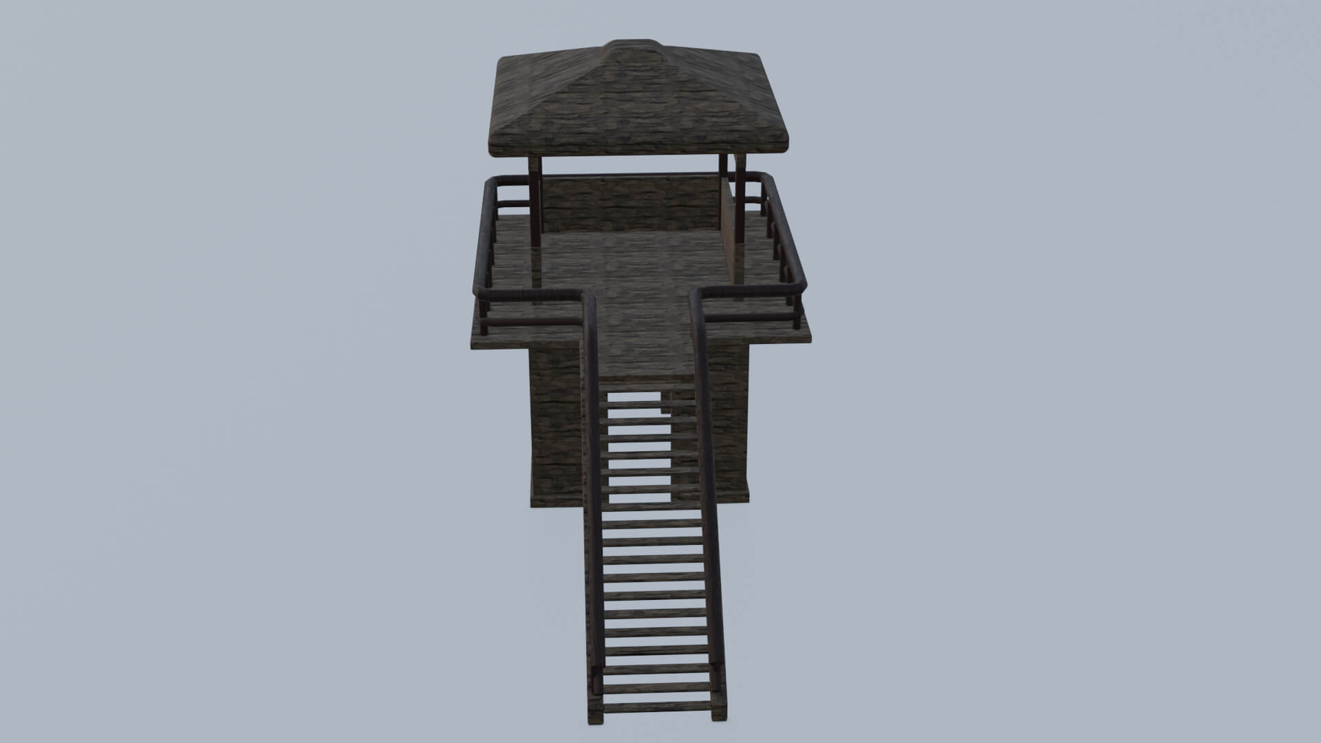 Watchtower Guard Tower Low Poly 3D Model Low Poly 3D Model by Rajesh Sharma