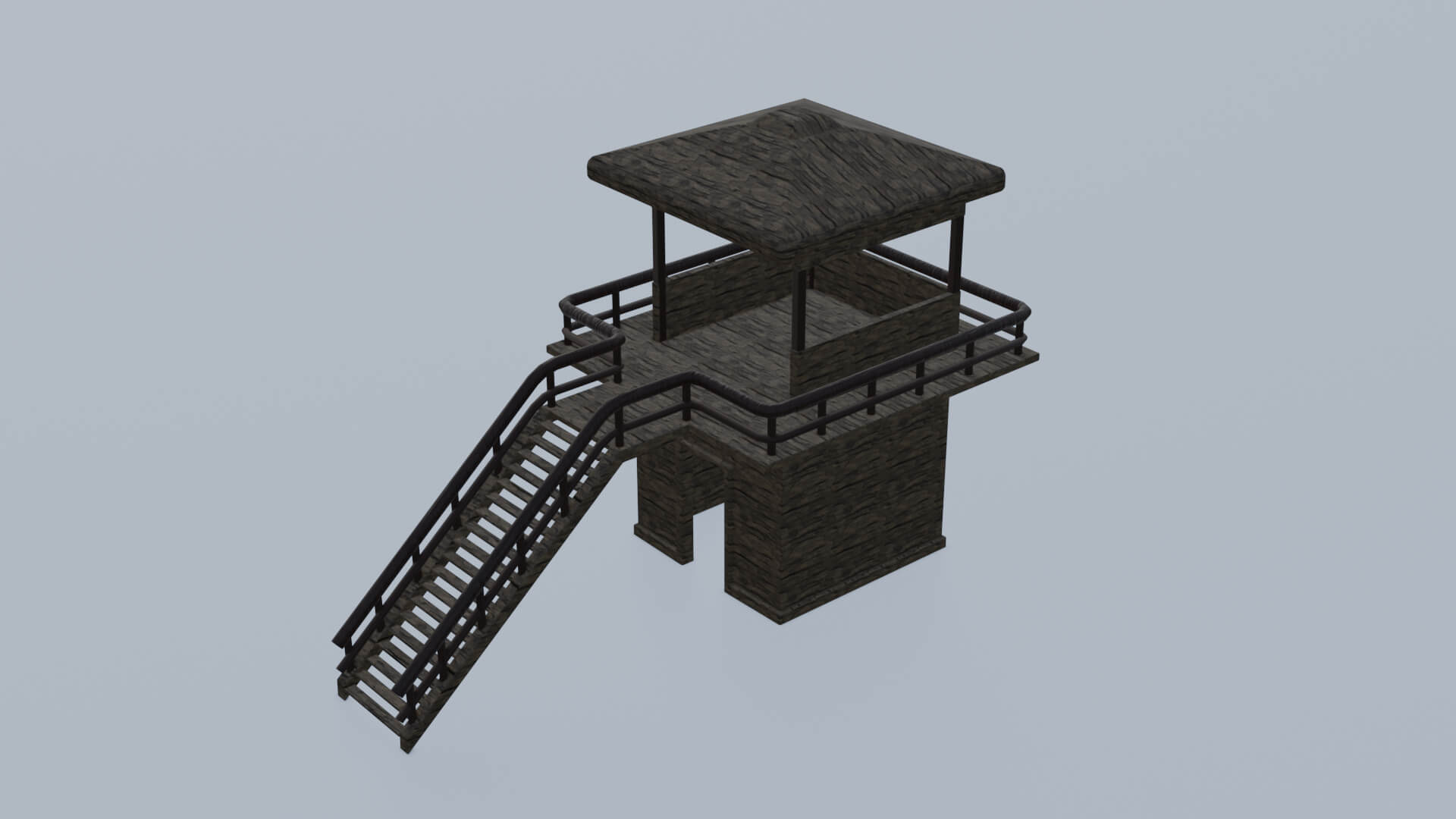 Watchtower Guard Tower - Free 3D Model by Rajesh Sharma