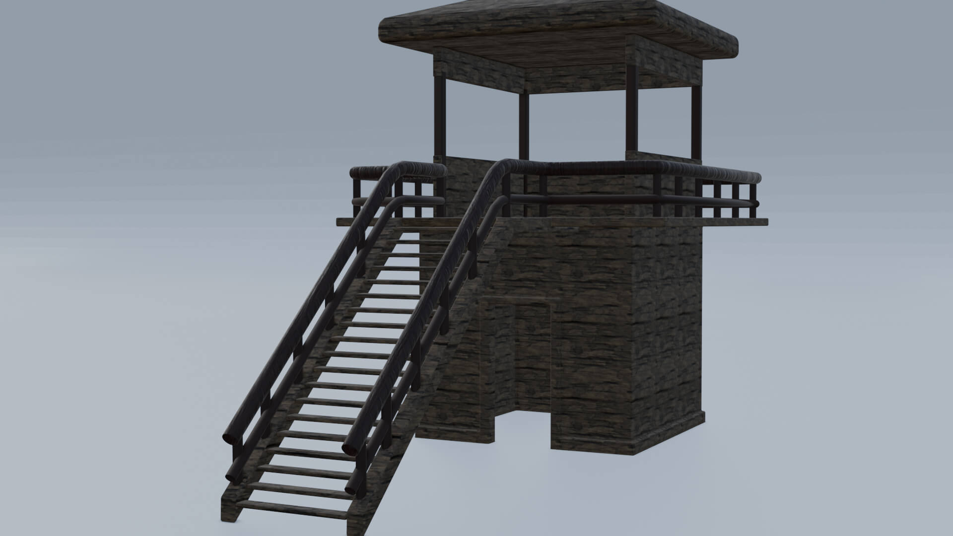 Watchtower Guard Tower - Free 3D Model by Rajesh Sharma