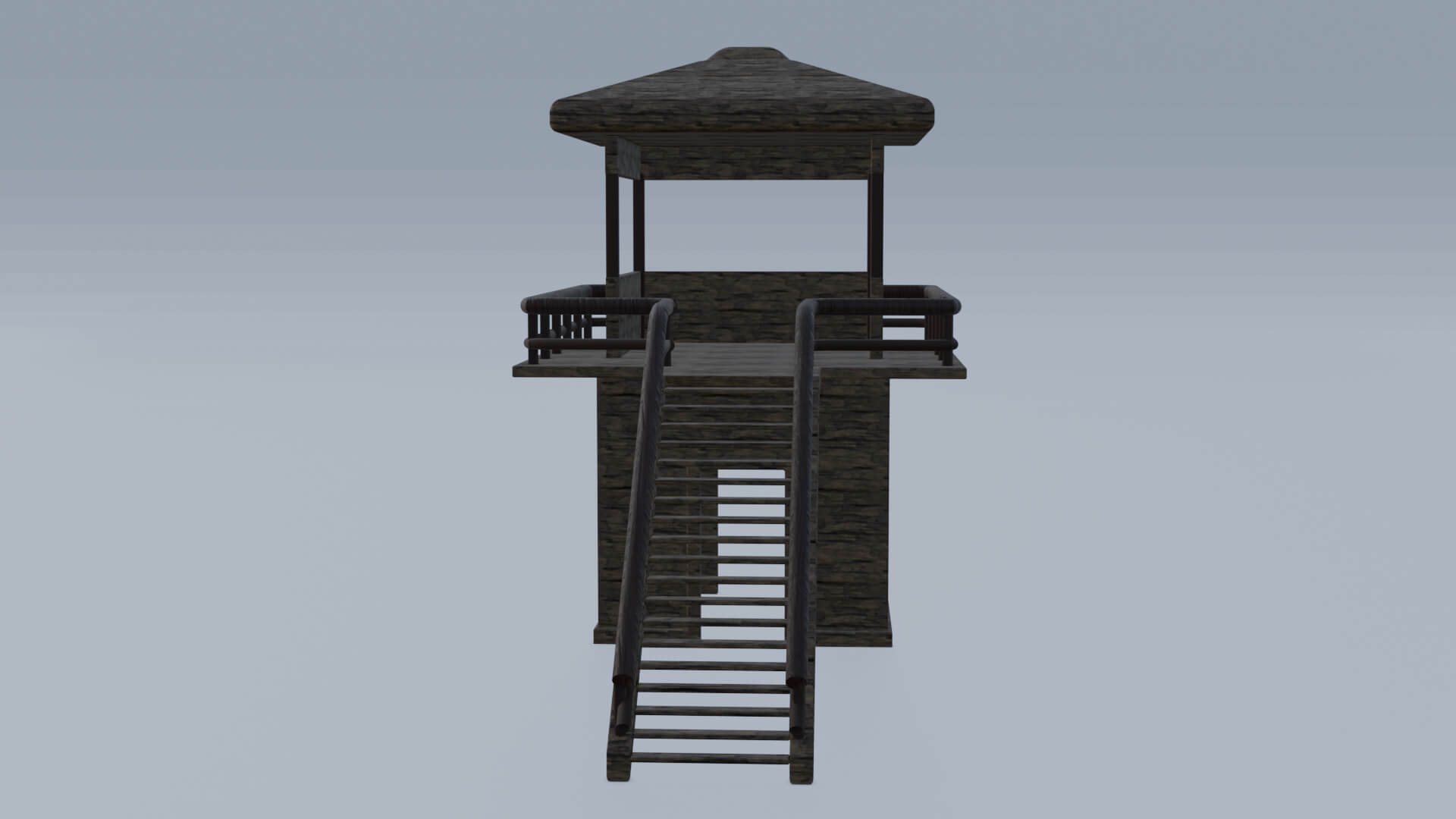 Watchtower Guard Tower Low Poly 3D Model Low Poly 3D Model by Rajesh Sharma