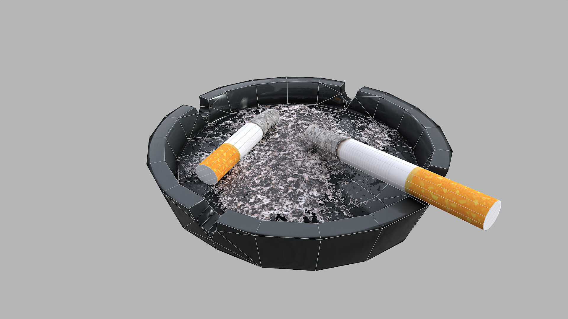 Ashtray - 3D Model by Rajiv singha