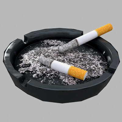 Ashtray - 3D Model by Rajiv singha