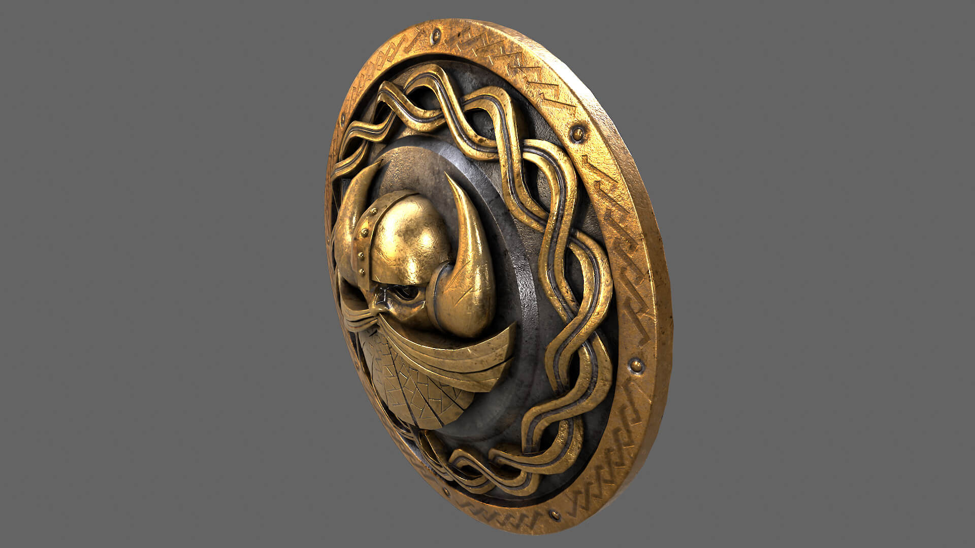 Dwarven Shield - 3D Model by Rajiv singha