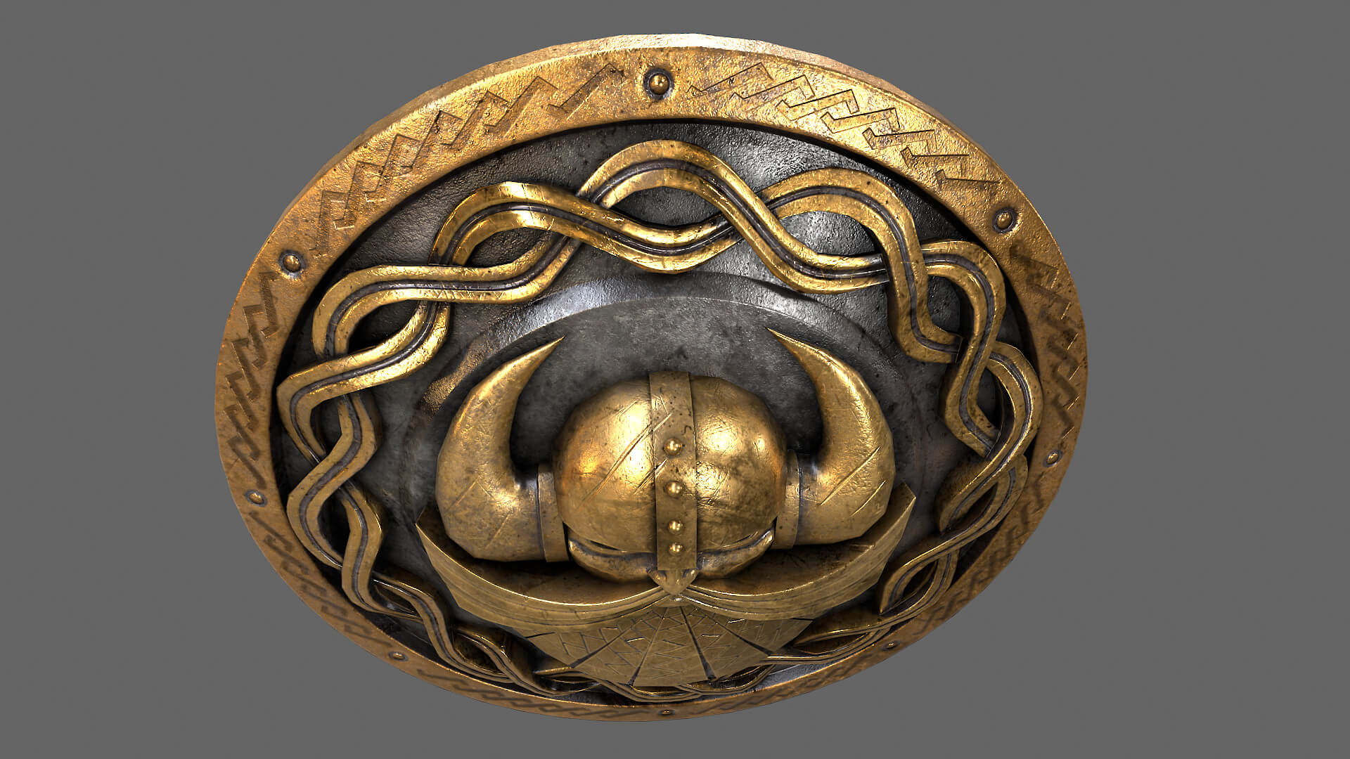 Dwarven Shield - 3D Model by Rajiv singha
