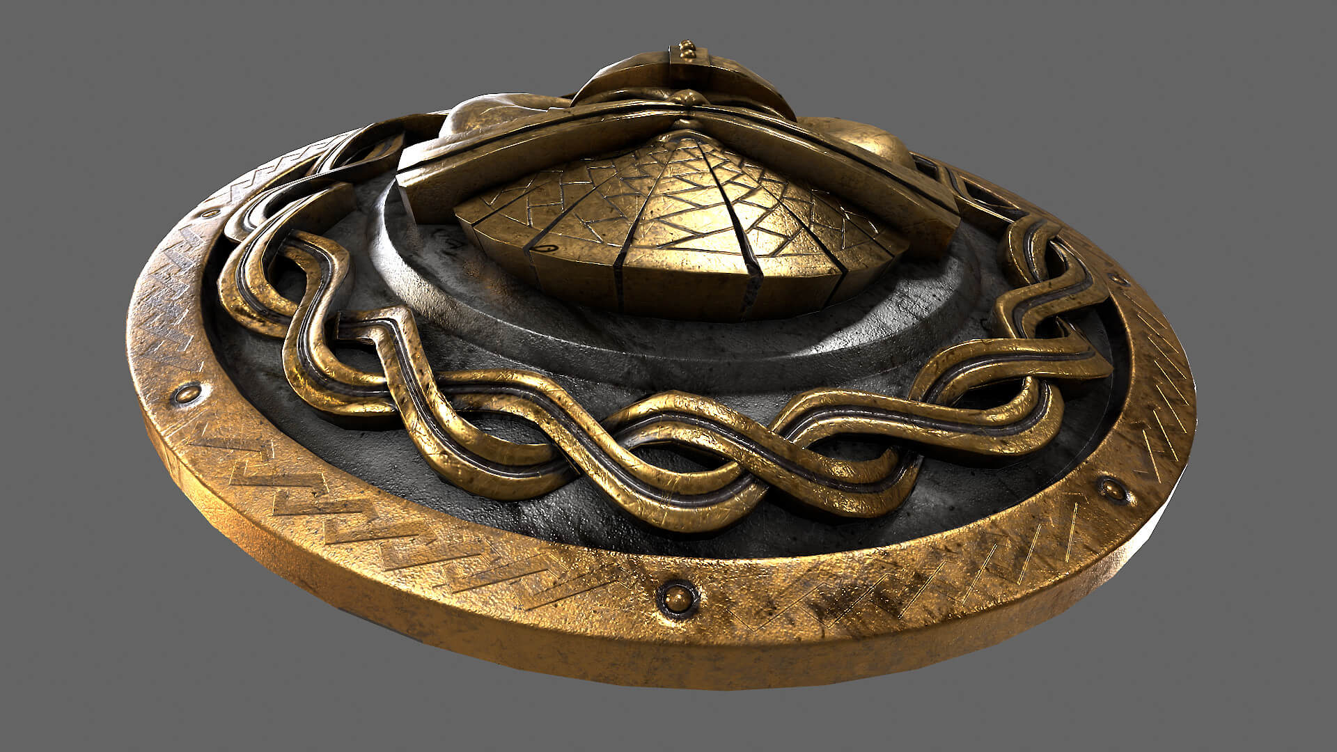 Dwarven Shield - 3D Model by Rajiv singha