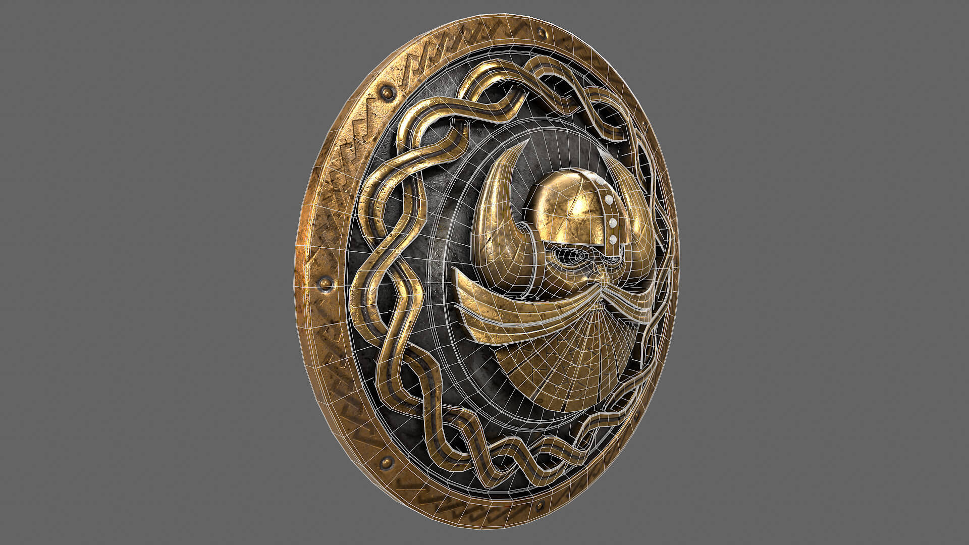 Dwarven Shield - 3D Model by Rajiv singha