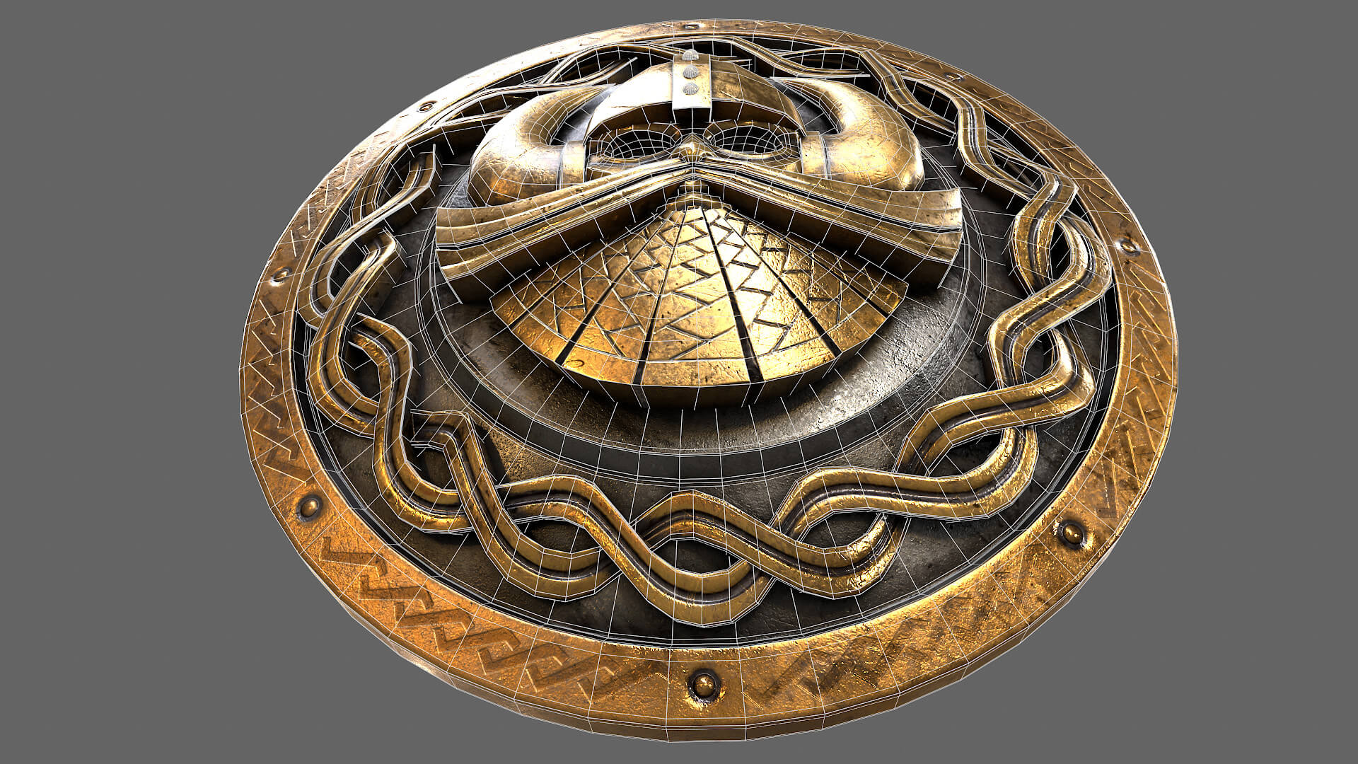 Dwarven Shield - 3D Model by Rajiv singha