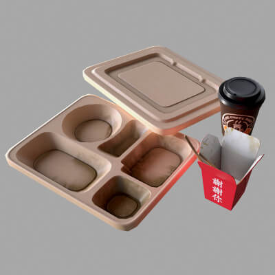 Fast Food Containers - 3D Model by Rajiv singha