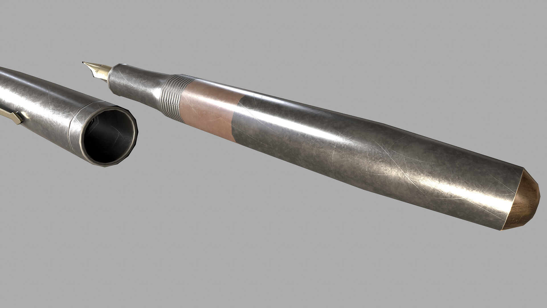 Fountain Pen - 3D Model by Rajiv singha