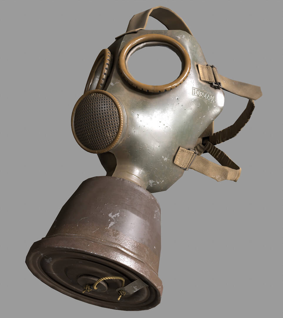 Gas Mask - 3D Model by Rajiv singha