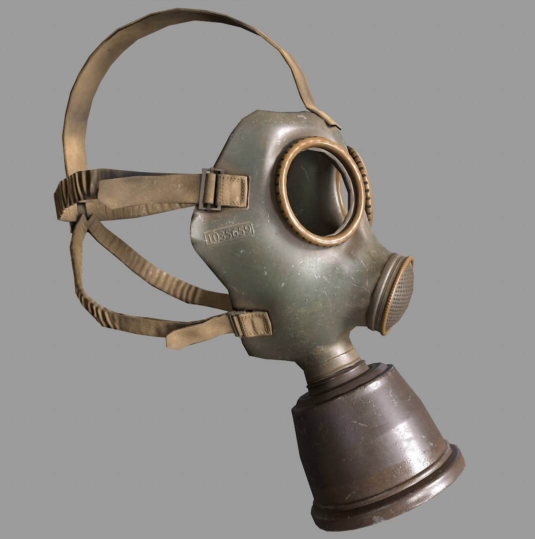 Gas Mask - 3D Model by Rajiv singha