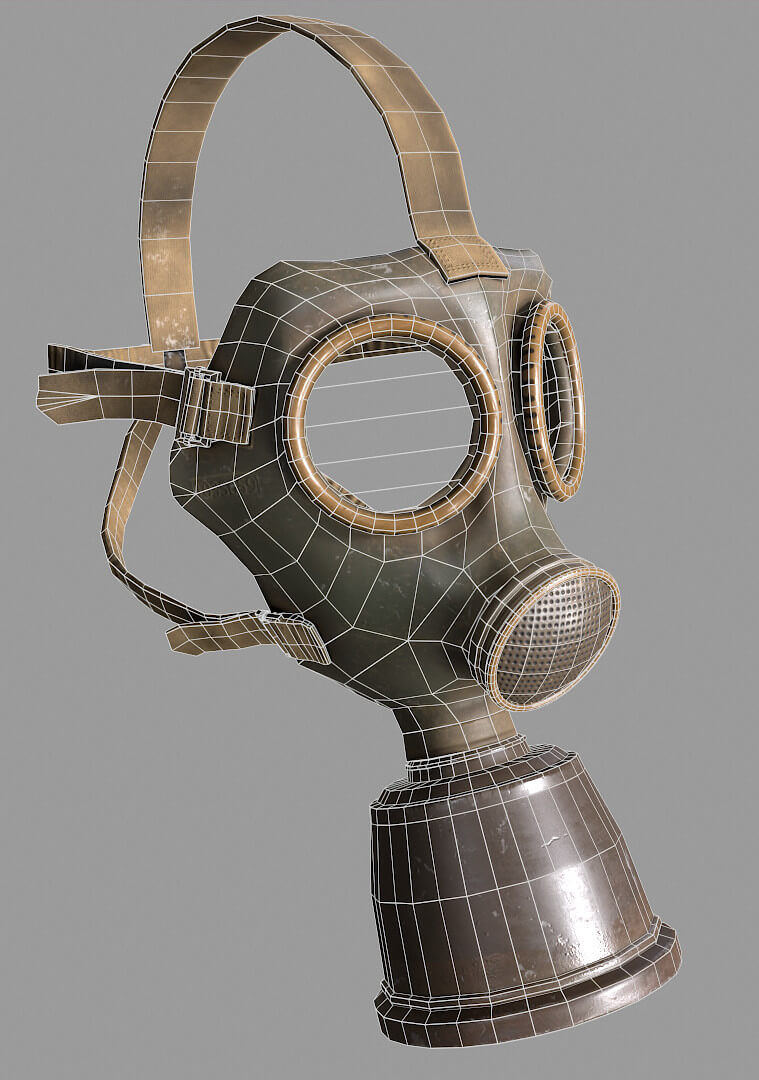 Gas Mask - 3D Model by Rajiv singha