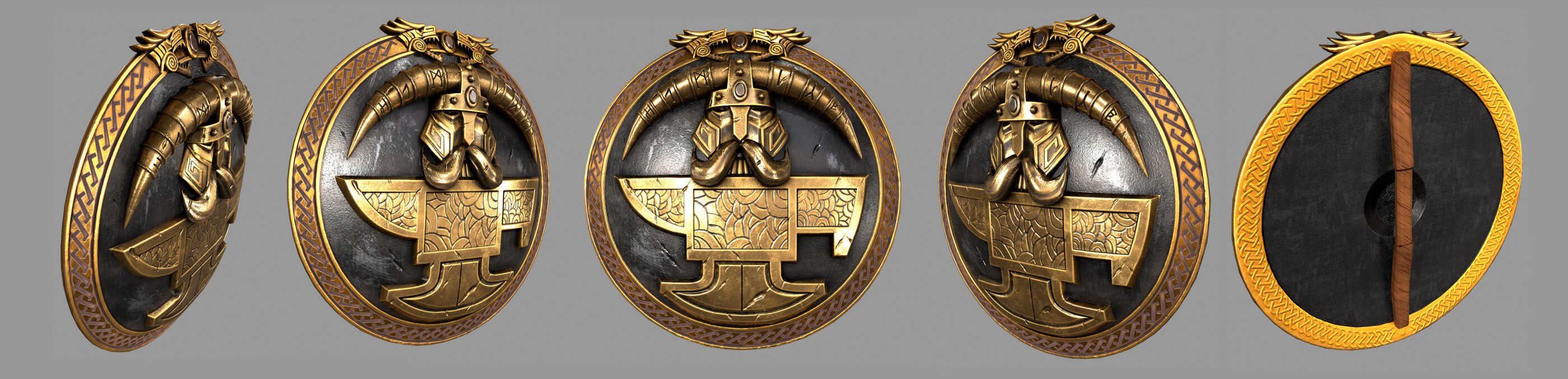 Shield - 3D Model by Rajiv singha