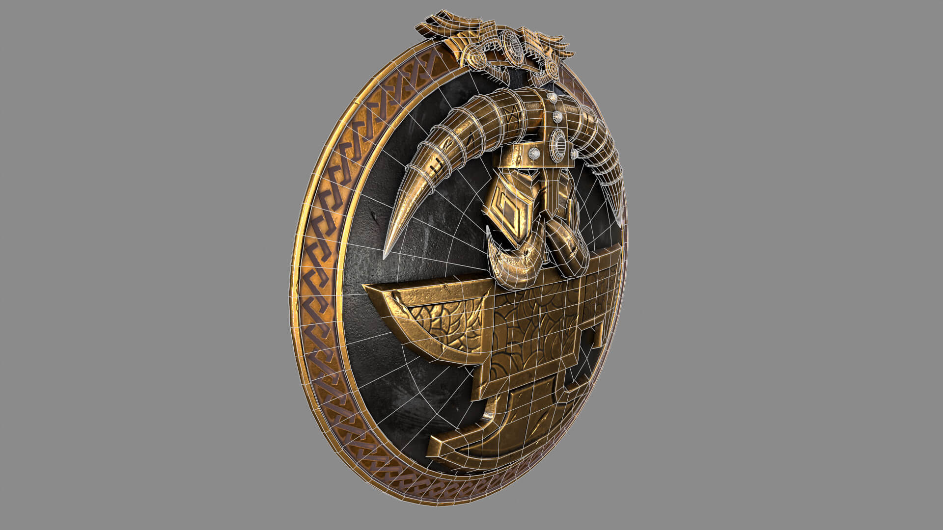 Shield - 3D Model by Rajiv singha
