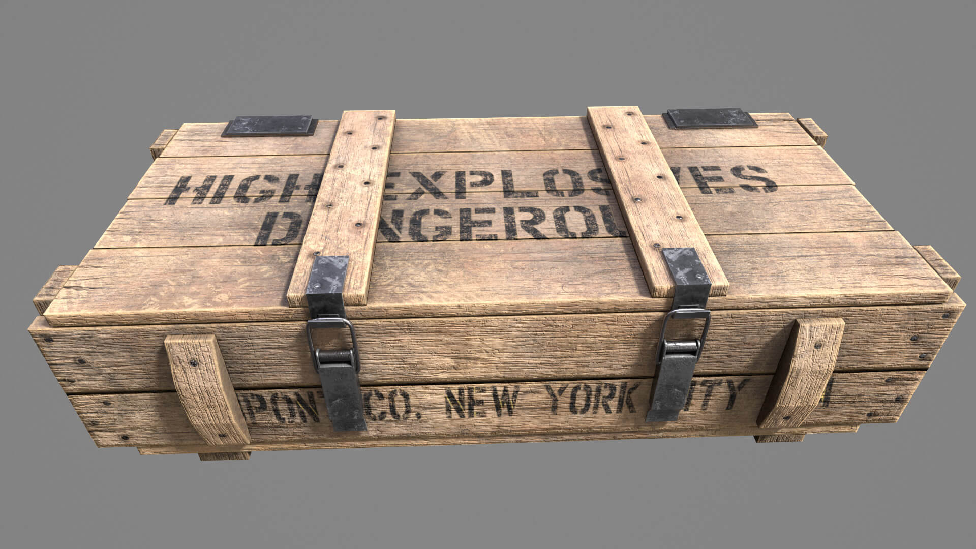 Wood Ammo Box - 3D Model by Rajiv singha