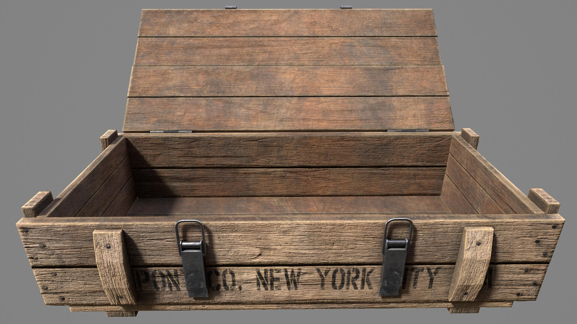 Wood Ammo Box - 3D Model by Rajiv singha