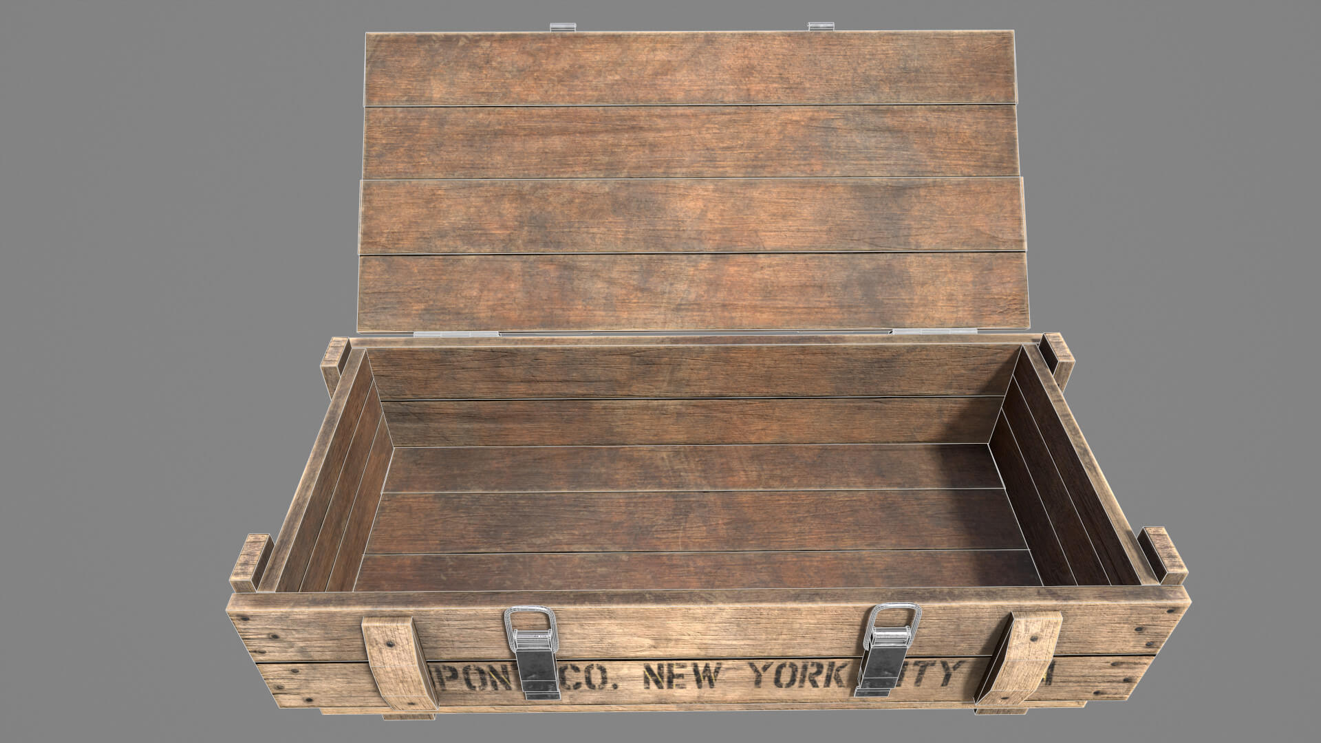 Wood Ammo Box - 3D Model by Rajiv singha
