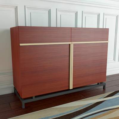 Storage Cabinet Wooden - 3D Model by rajjuneja