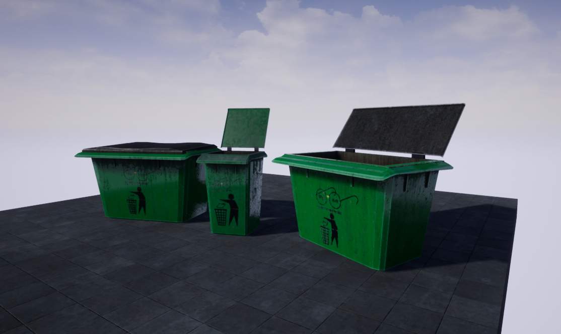 Dustbin - 3D Model by Rajyadav5548
