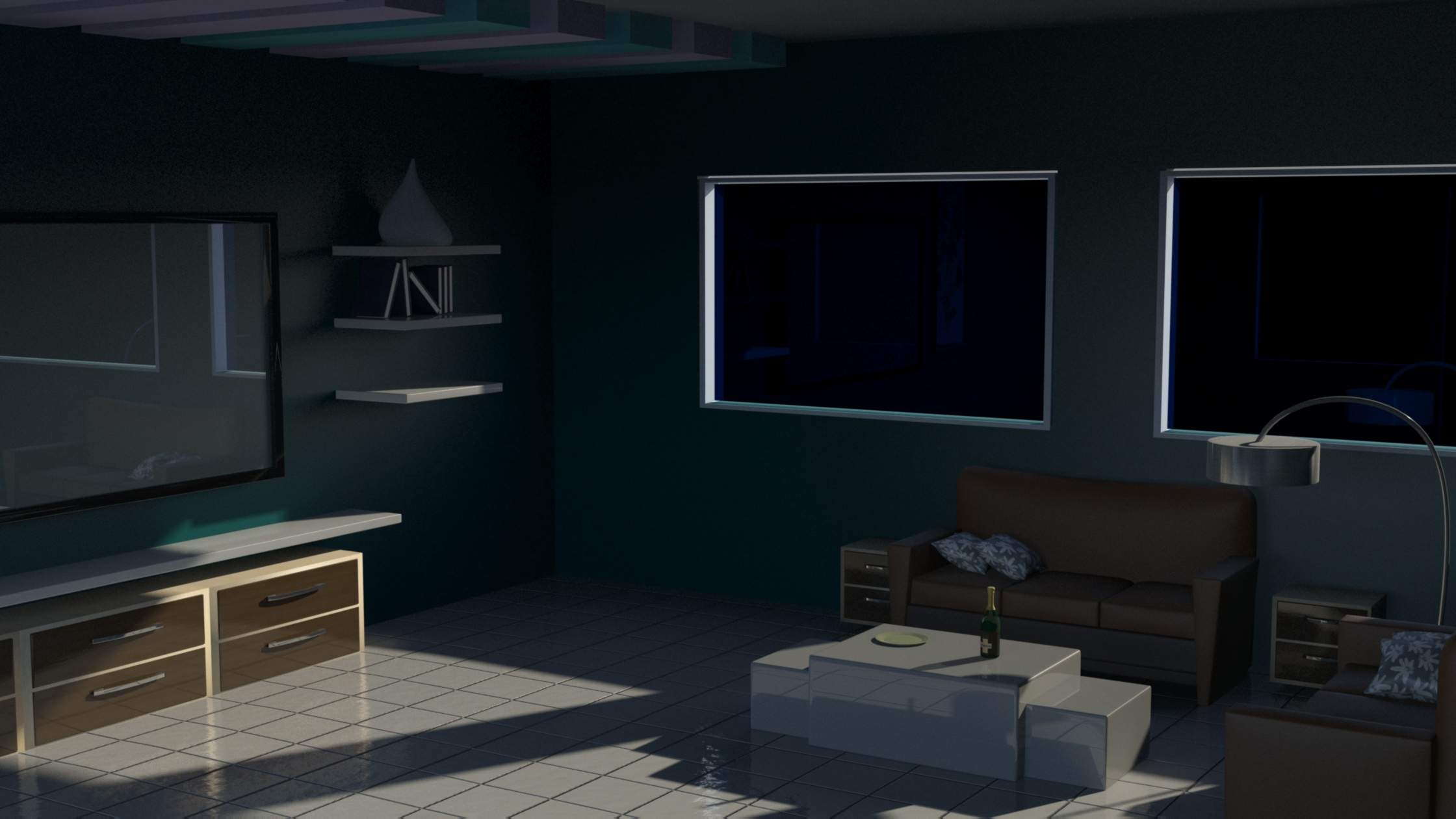 Interior Scene - 3D Model by ramesh
