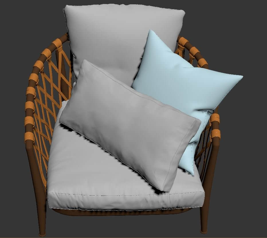 Resting Chair - 3D Model by ramesh3D_2021