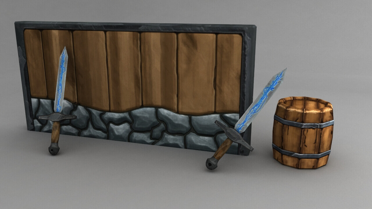 Cartoon Medieval Game Models - 3D Model by RandomPolygons