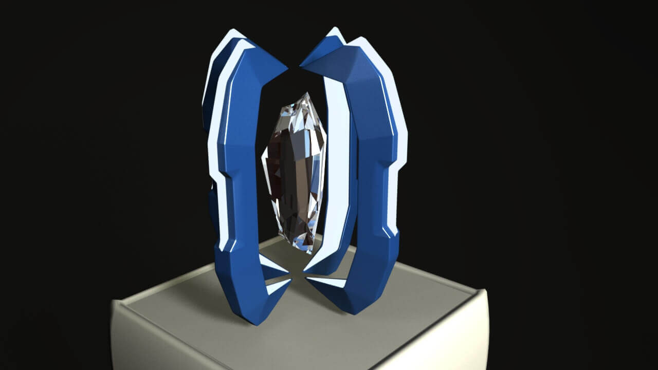 Sci-Fi Tech Device 3D Model by RandomPolygons