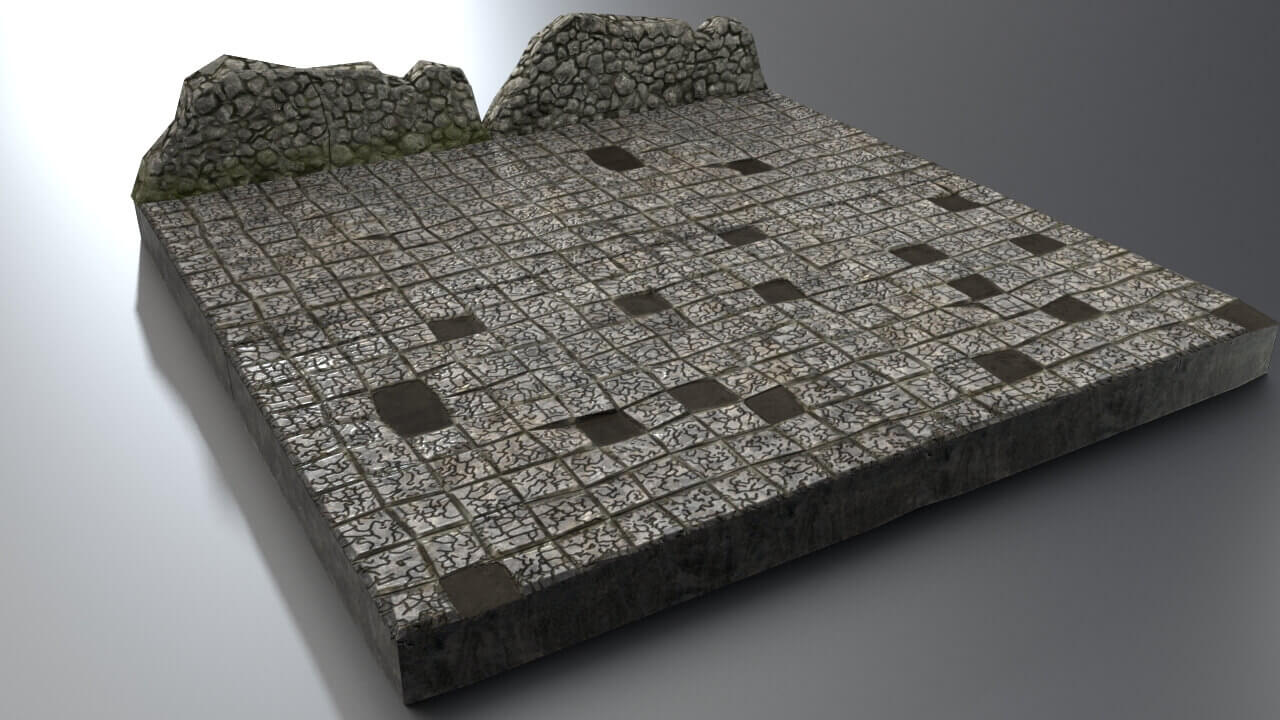 Tiling Floor - 3D Model by RandomPolygons