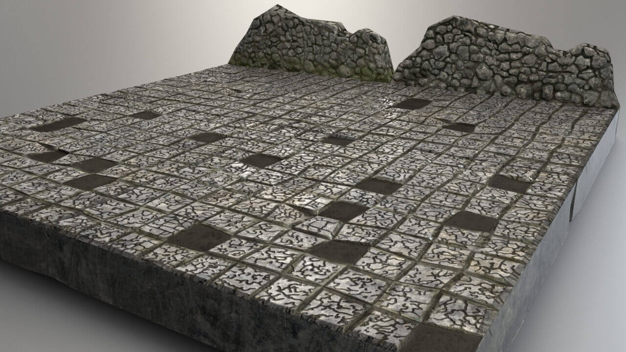 Tiling Floor - 3D Model by RandomPolygons