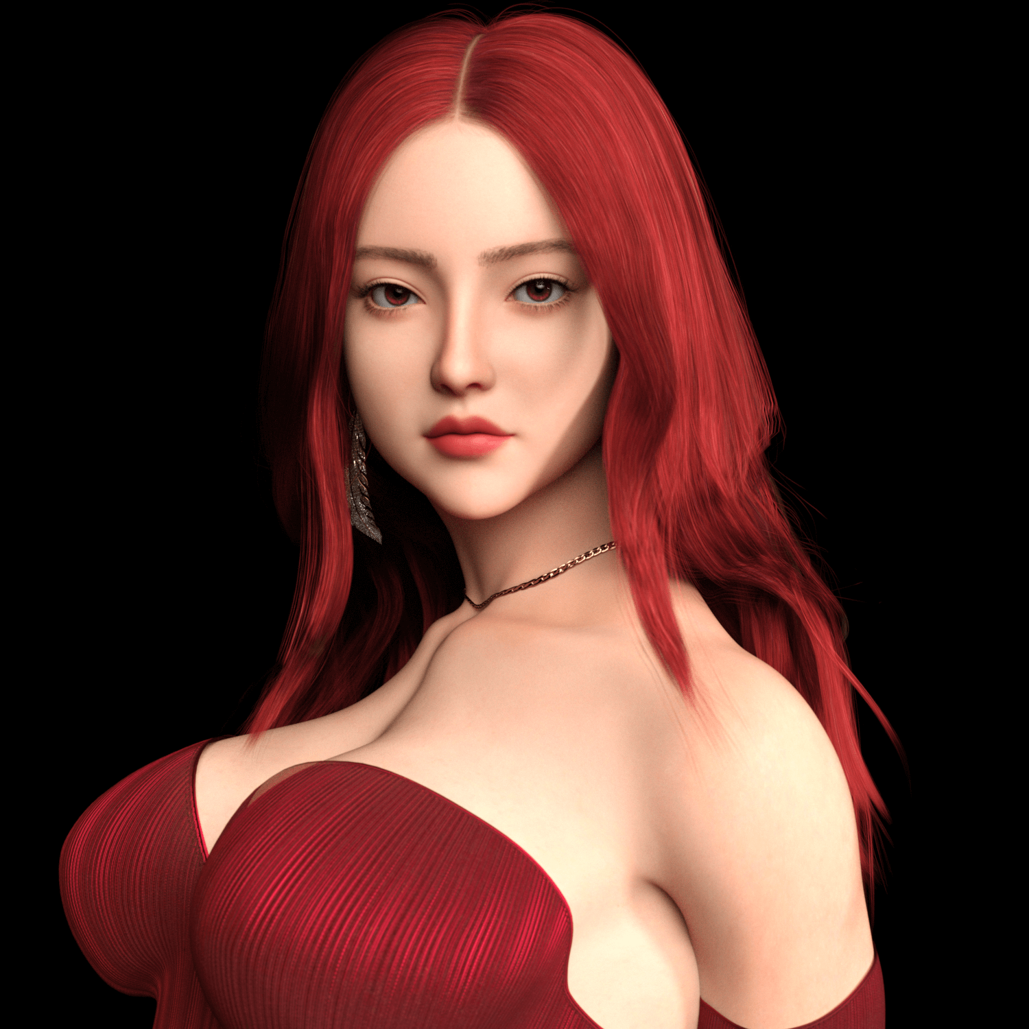 Bianca 3D Render, Digital Art by RanggaFP