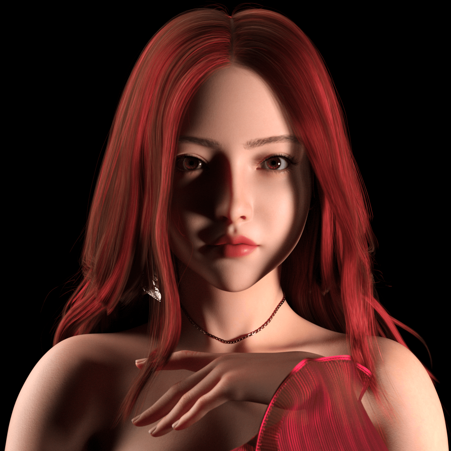 Bianca 3D Render, Digital Art by RanggaFP