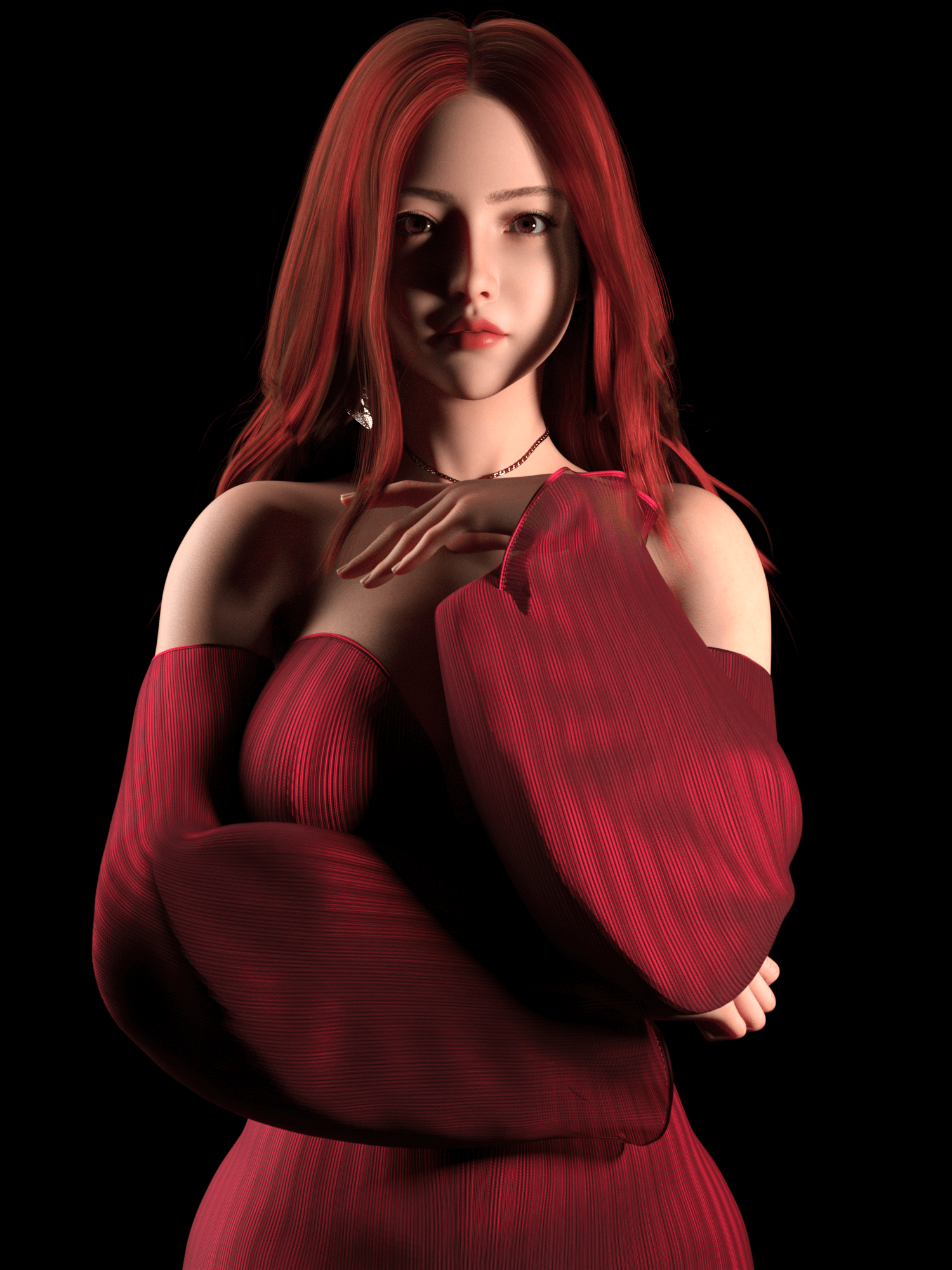 Bianca 3D Render, Digital Art by RanggaFP