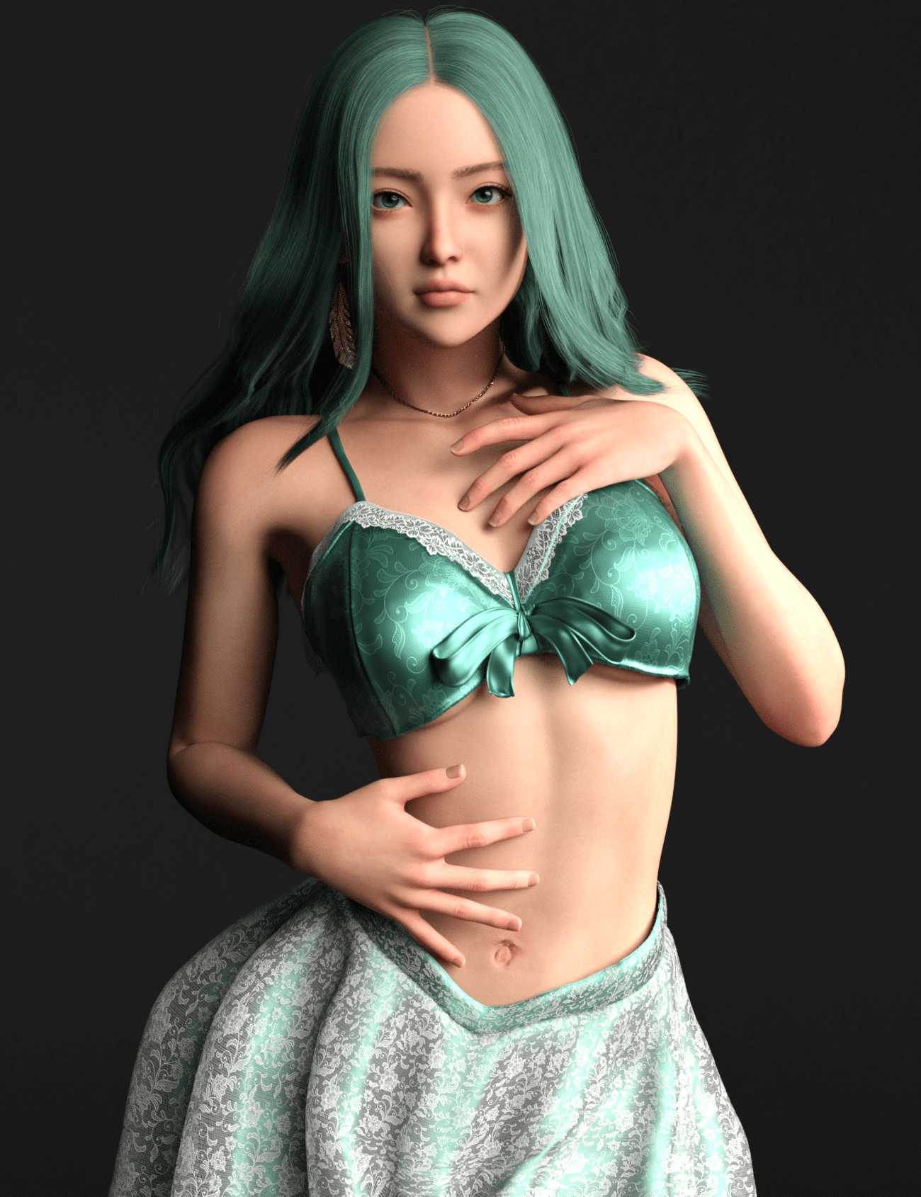 Bianca 3D Render, Digital Art by RanggaFP