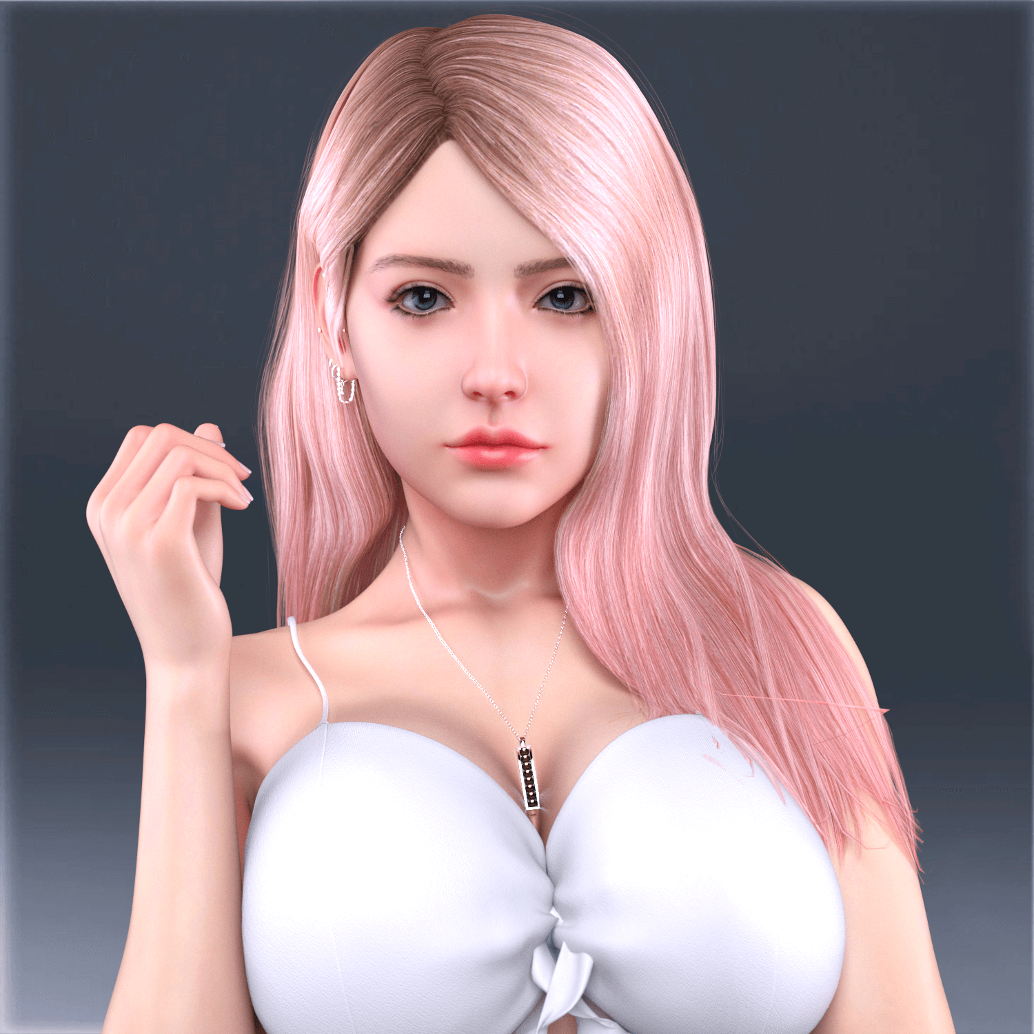 Mahalini 3D Render, Digital Art by RanggaFP